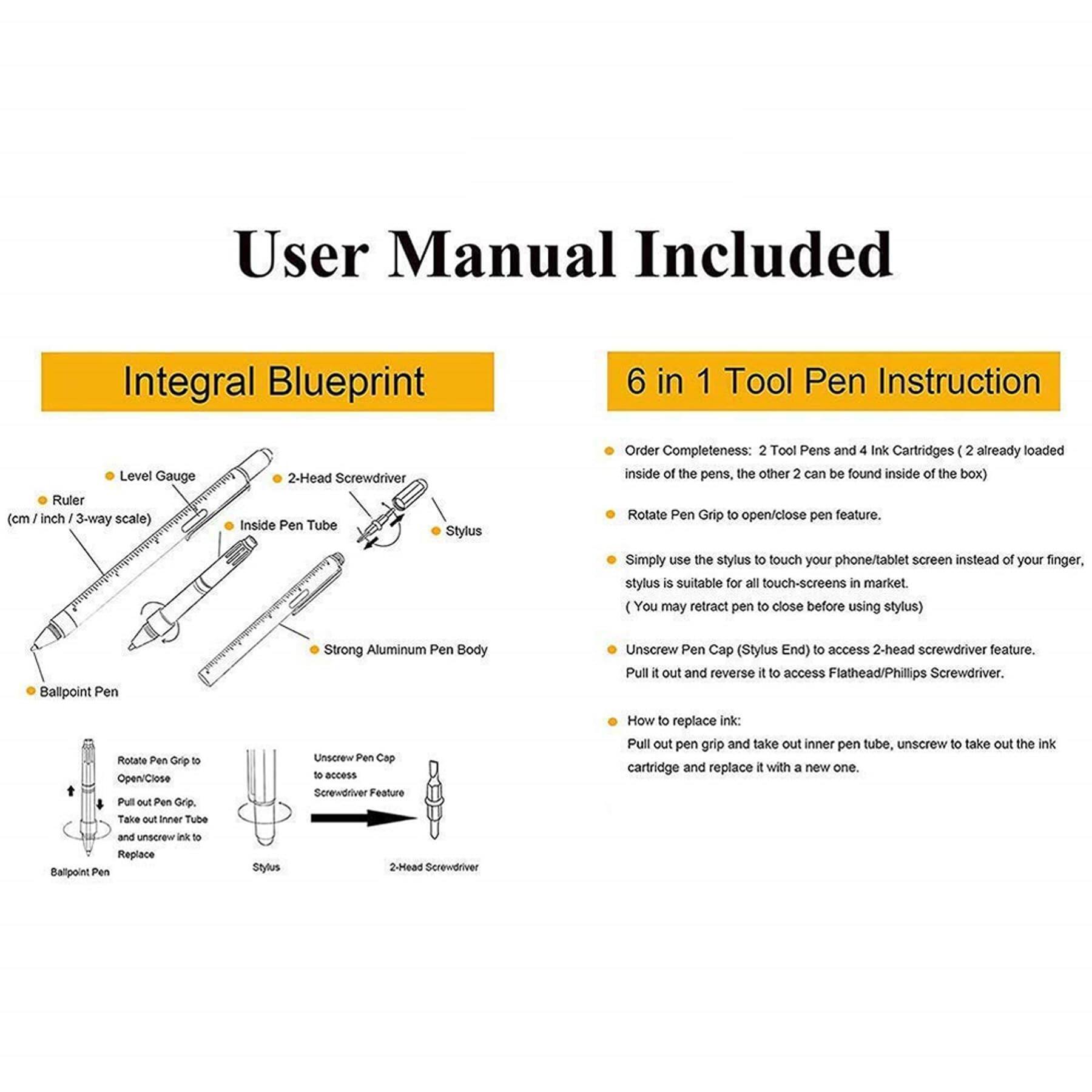 Paradigms Interiors Gifts Multi Tech Tool 1 Stylus Pen With Ruler ...