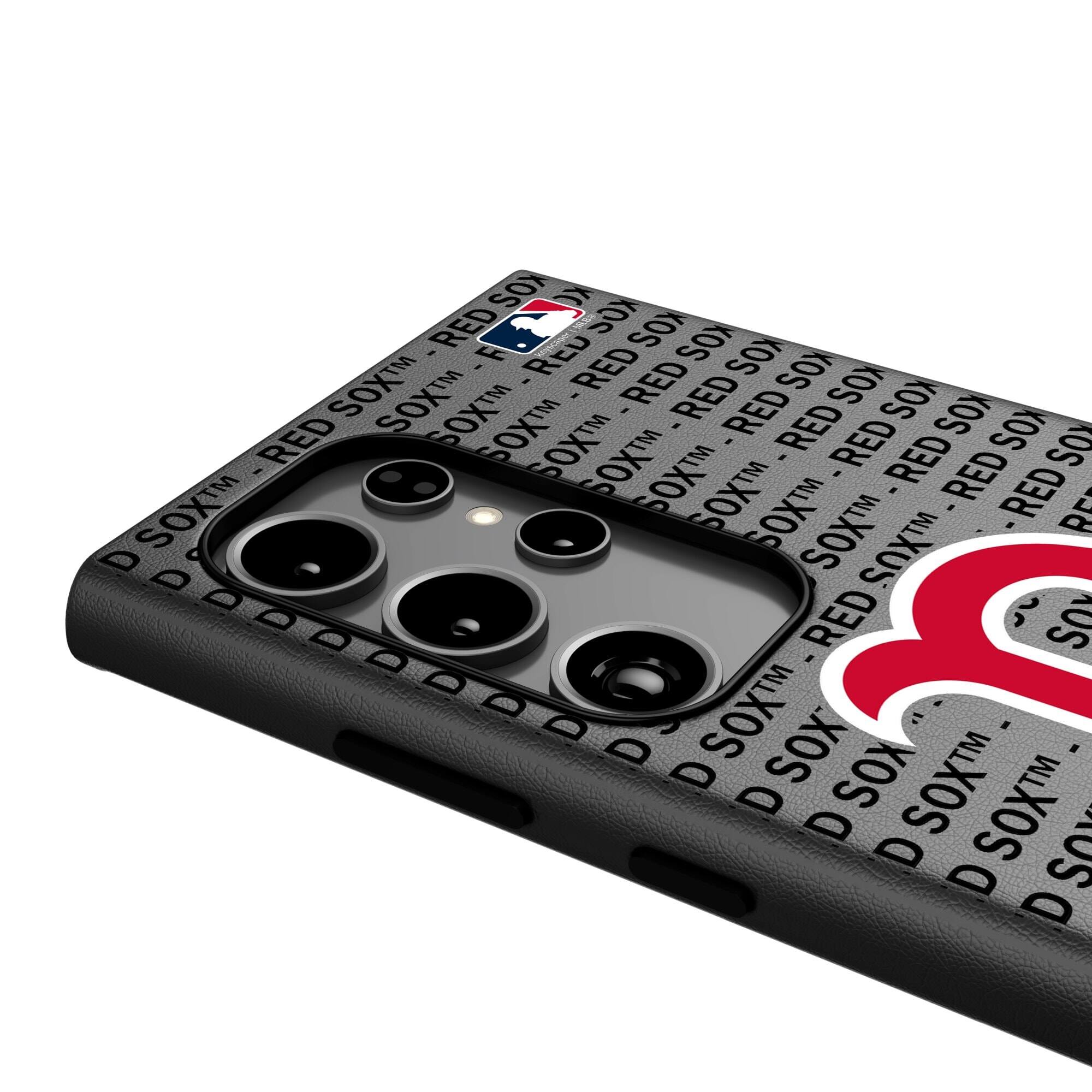 Keyscaper MLB Boston Red Sox Text Backdrop Galaxy Magnetic Bump Case ...
