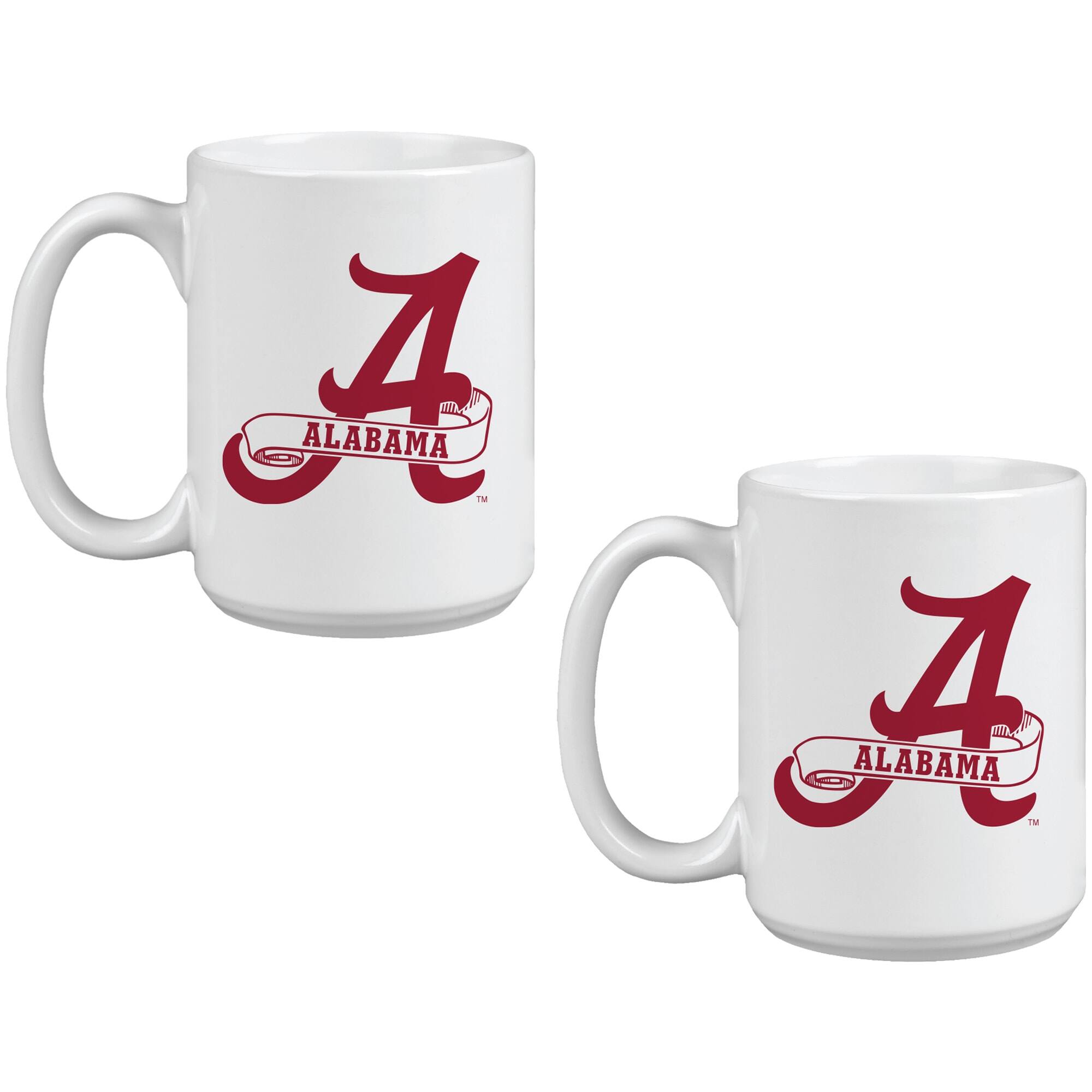 Indigo Falls Alabama Crimson Tide Two Pack 15oz. Vault Sketch Ceramic ...