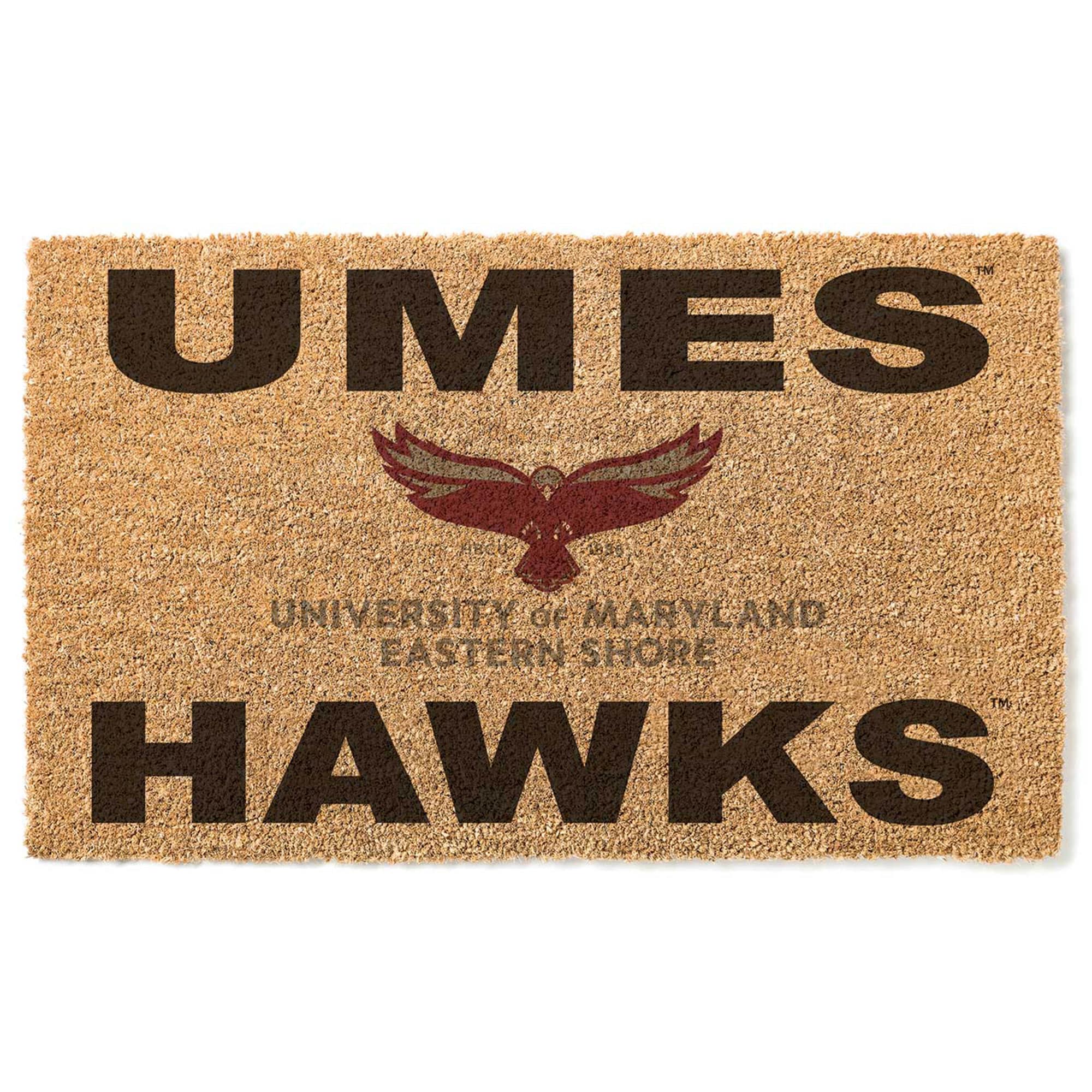 Jardine Maryland Eastern Shore Hawks 18" x 30" Team Logo Doormat Brown ...