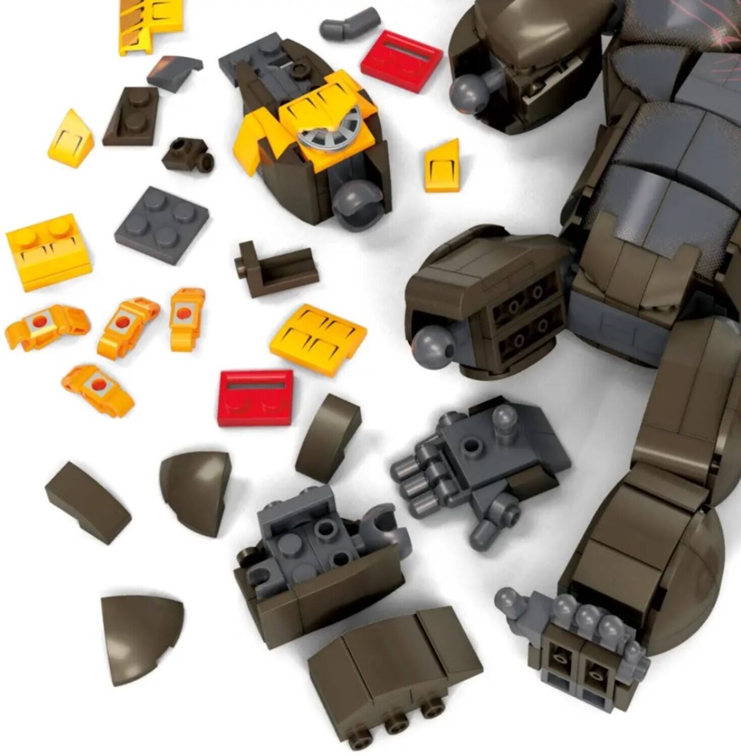 Mega Bloks Kong x Godzilla: The New Empire: Kong, 541 Piece Buiding Toy ...