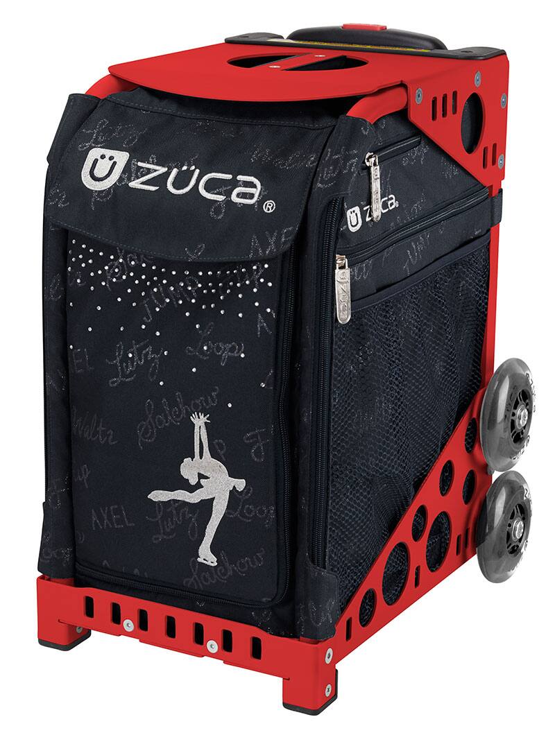 Zuca Ice Queen Sport Bag & Frame w/ Flashing Wheels Red 646791371426 ...