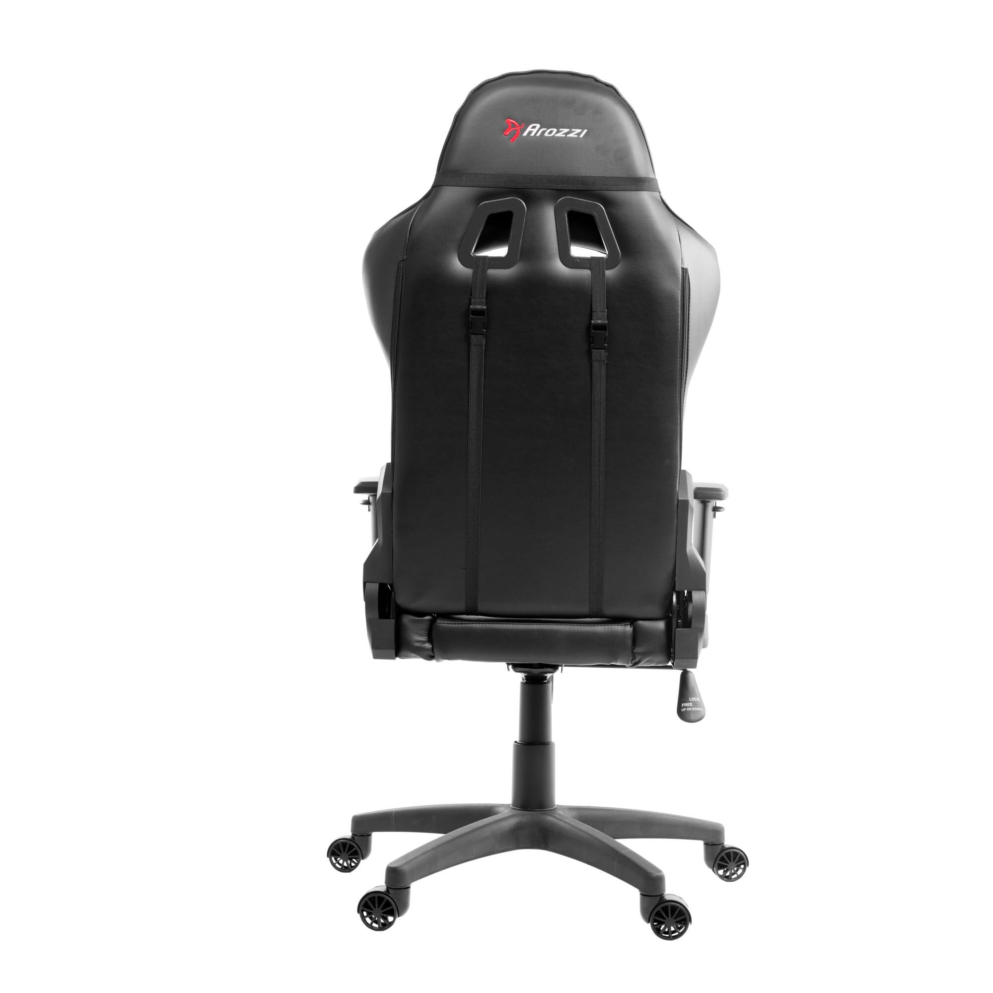 Customer Reviews: Arozzi Forte PU Leather Ergonomic Gaming Chair Black ...