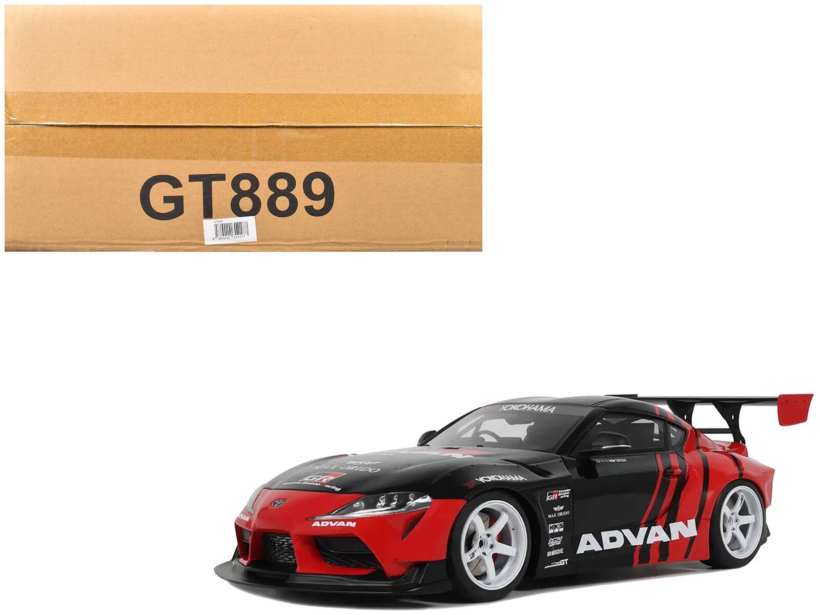 2020 Toyota Supra GR RHD (Right Hand Drive) "Advan" 1/18 Model Car by ...
