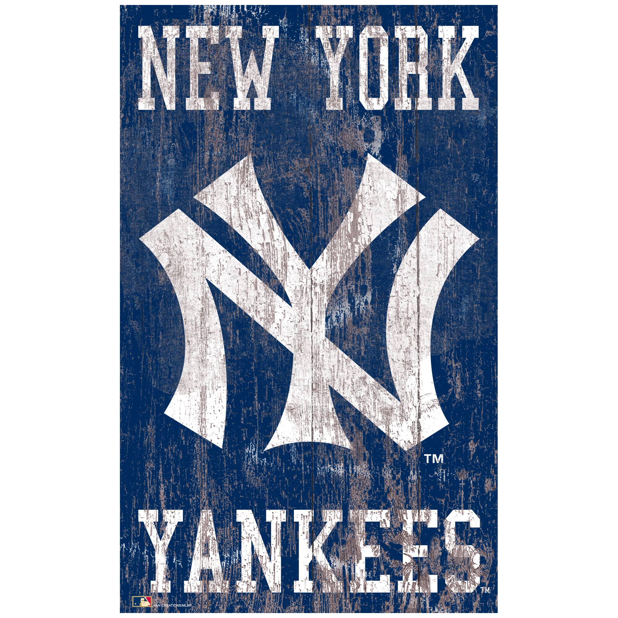 Fan Creations New York Yankees 11'' x 19'' Heritage Distressed Logo ...