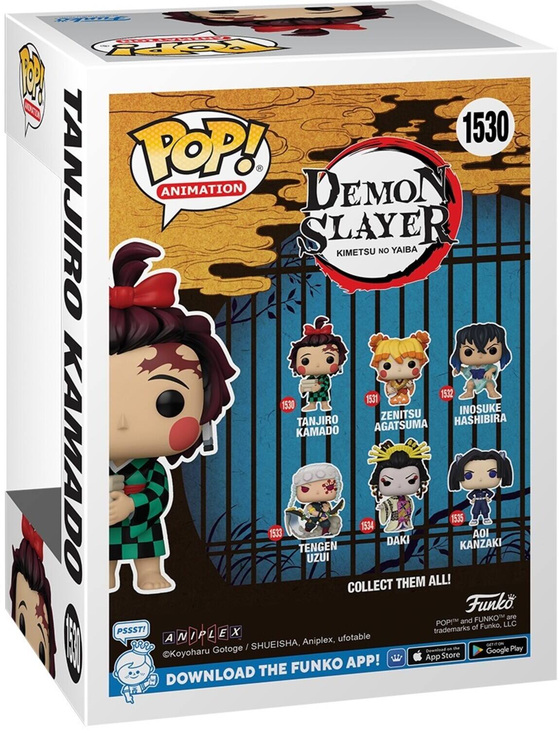 Funko POP! Anime: Demon Slayer Tanjiro, Kimono COLLECTIBLES Multicolor ...