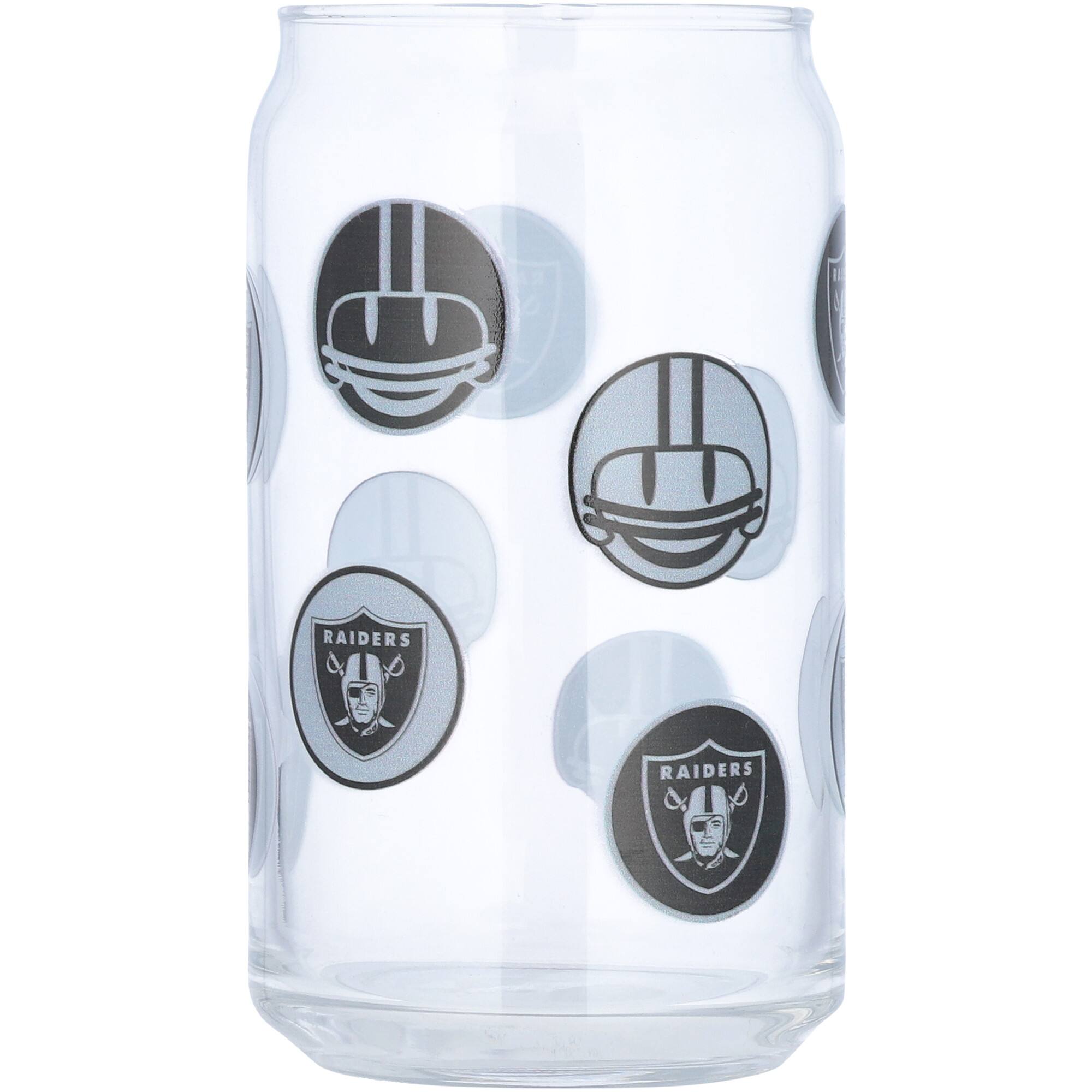 Logo Brands Las Vegas Raiders 16oz. Smiley Can Glass Multicolor 4931071 ...