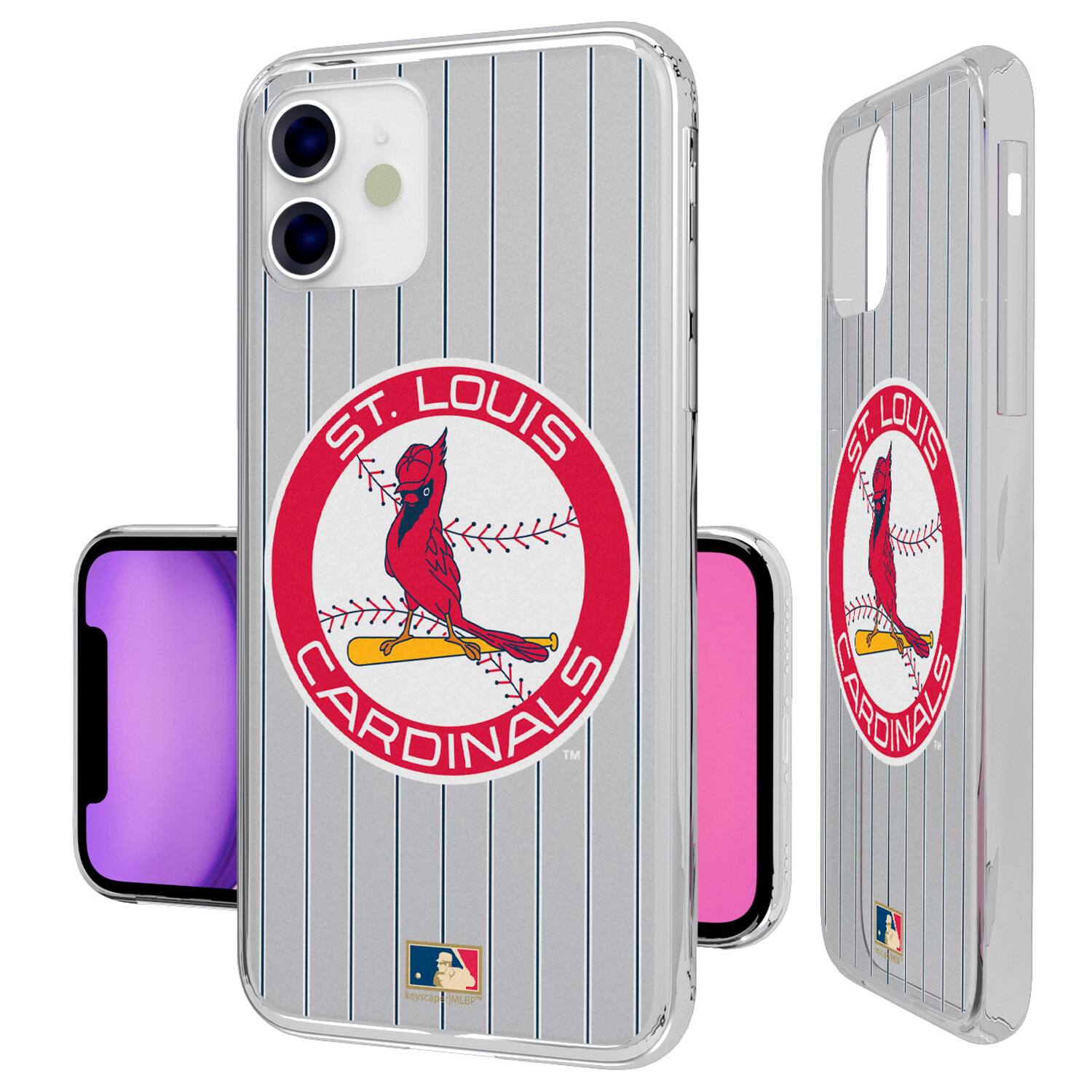 Keyscaper MLB St. Louis Cardinals Cooperstown Pinstripe iPhone Clear ...