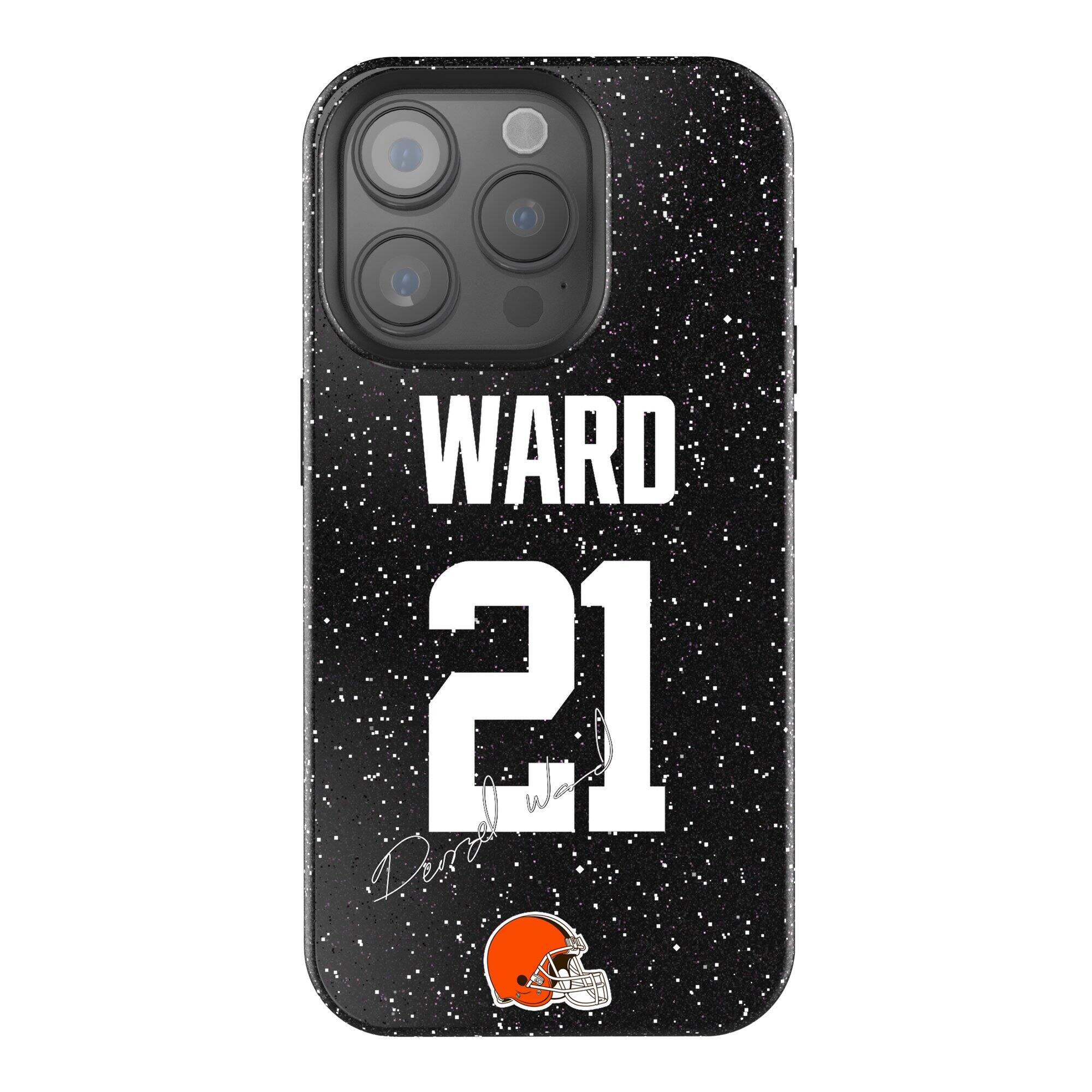 Keyscaper NFL Denzel Ward Cleveland Browns Bling iPhone Case 15 Pro Max ...