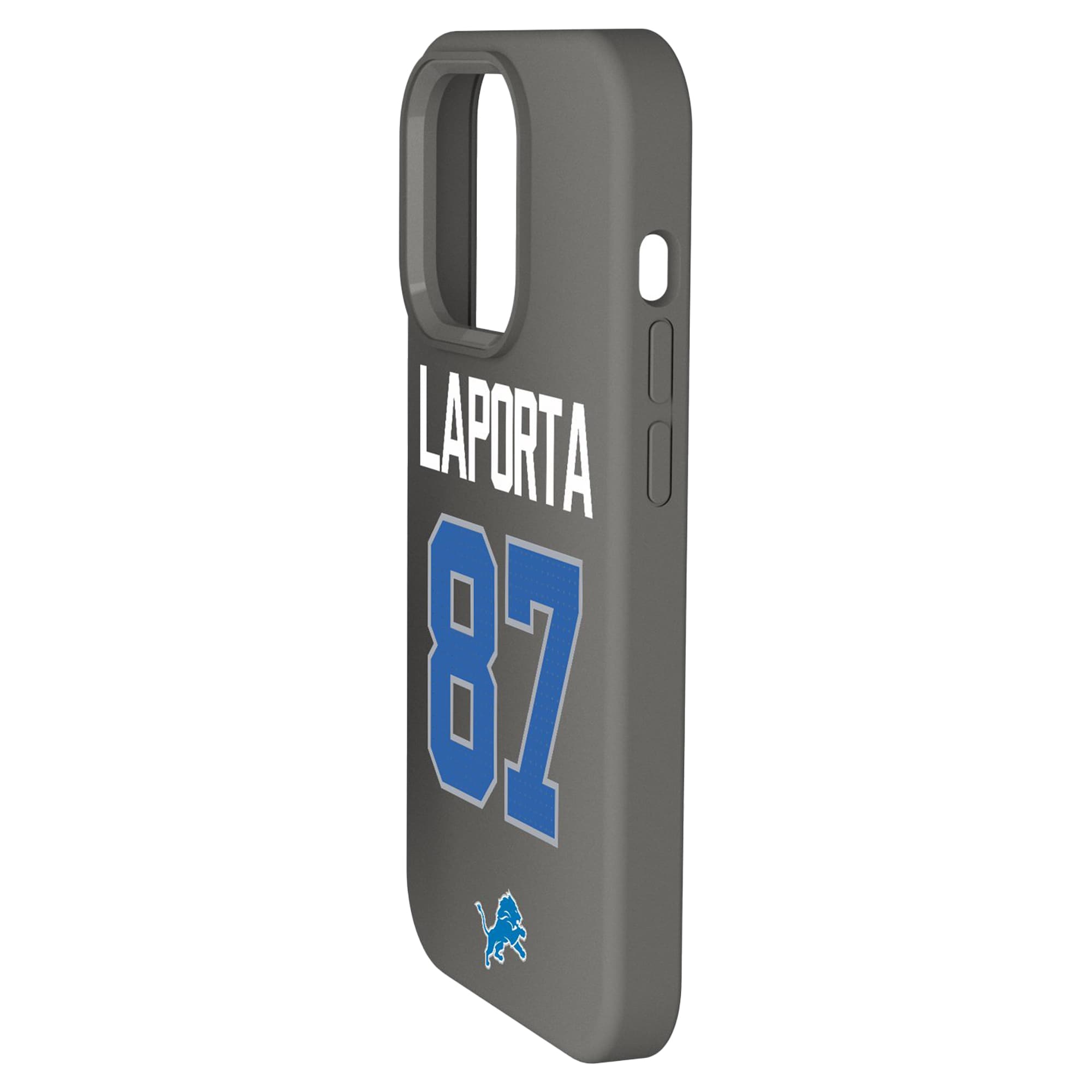 Keyscaper Sam LaPorta Detroit Lions Ready Soft Touch iPhone Case 15 ...