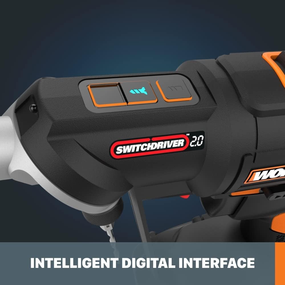 WORX Nitro 20V SwitchDriver 2 in 1 Brushless Cordless Drill/Driver ...
