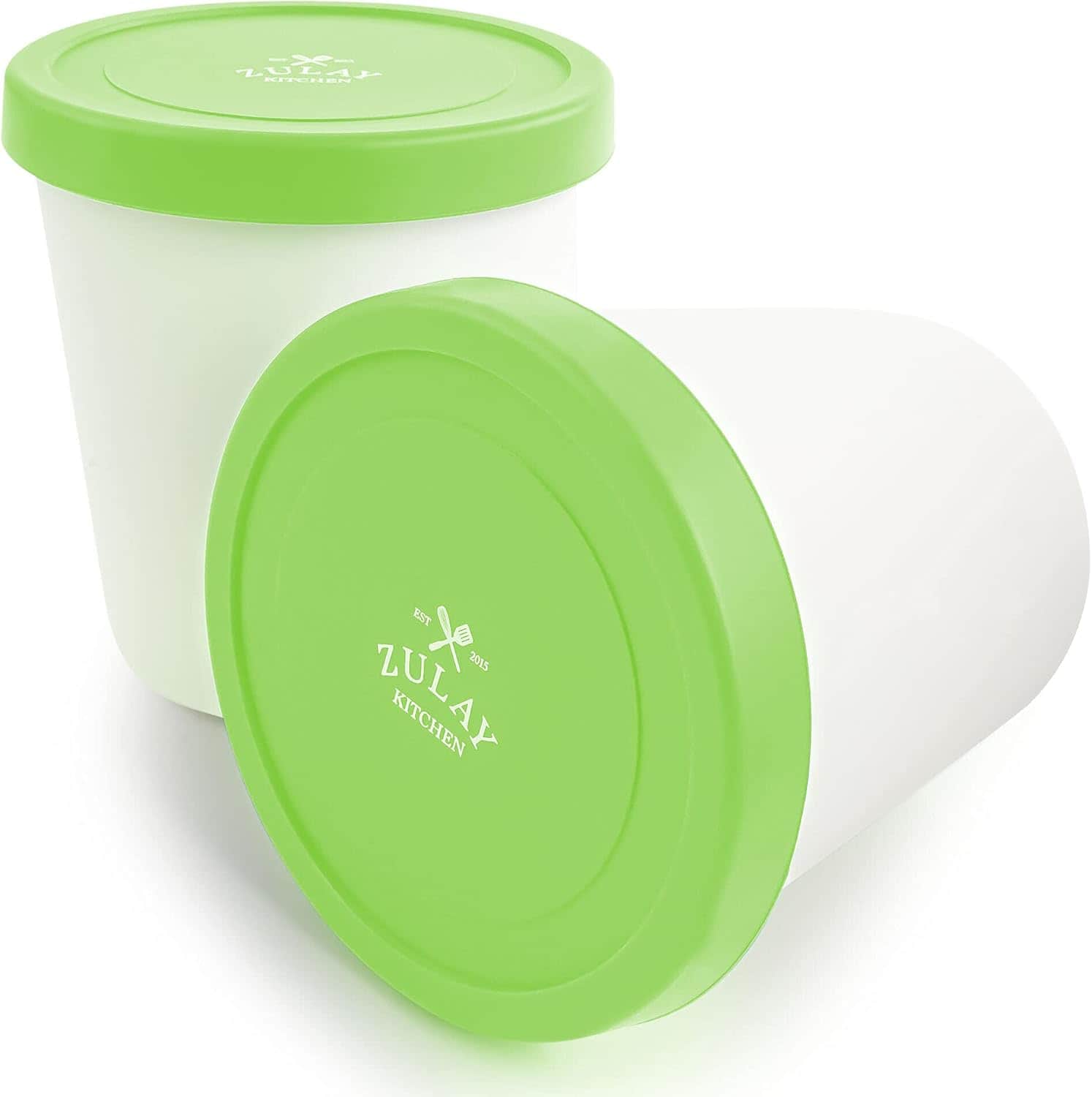 Zulay Kitchen - Large Ice Cream Containers For Homemade Ice Cream ...