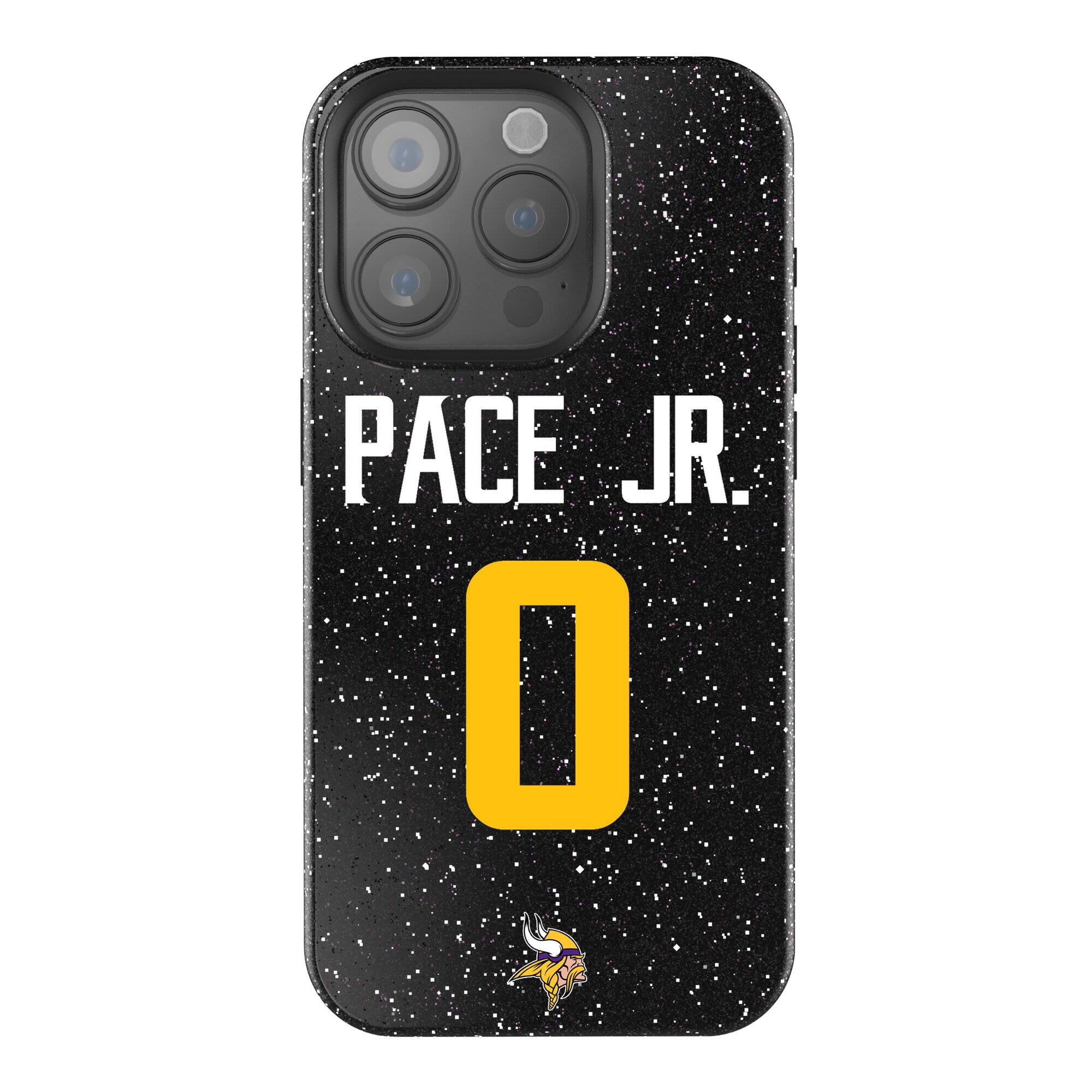 Keyscaper NFL Ivan Pace Jr Minnesota Vikings Bling iPhone Case 14 Black ...