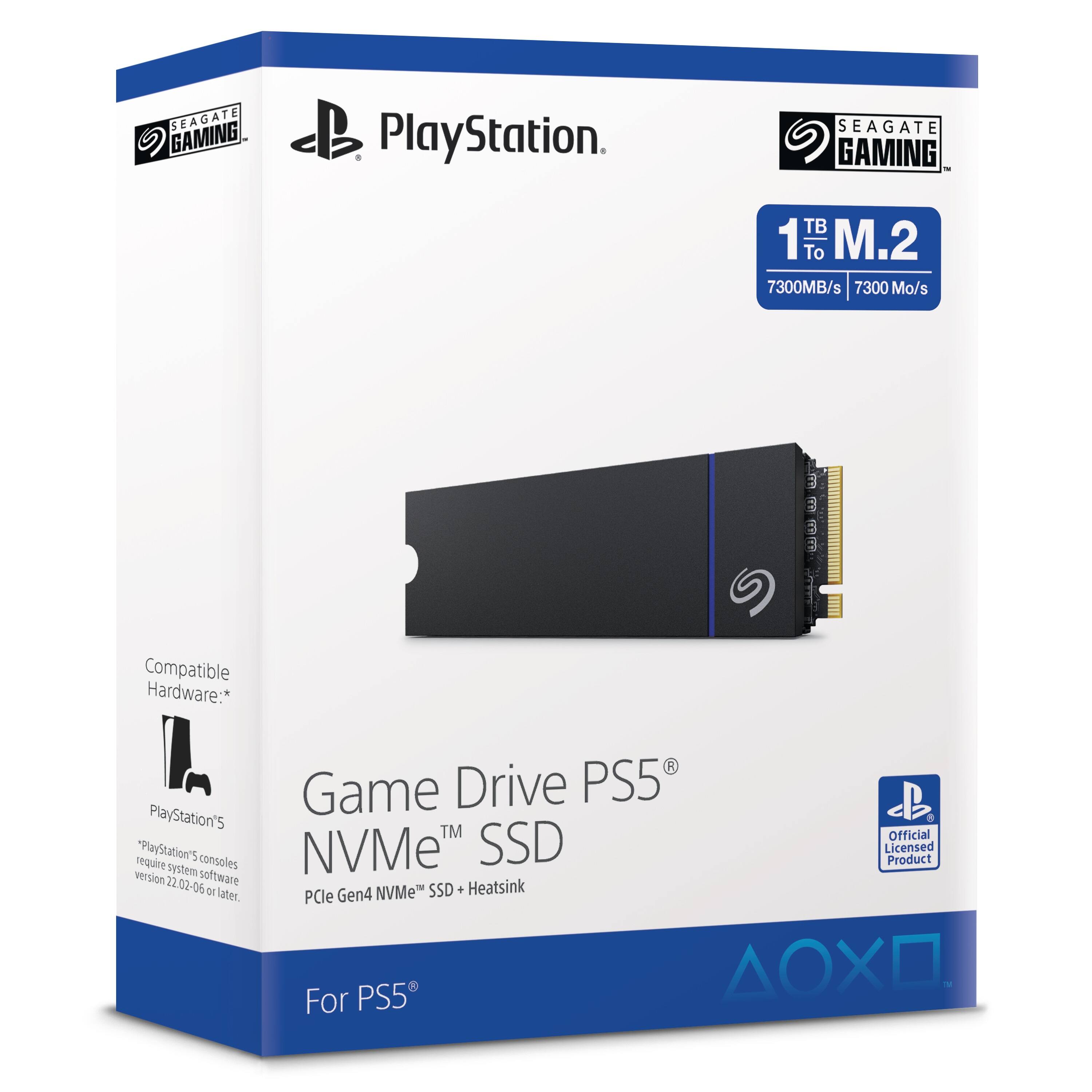 Seagate Game Drive NVMe 1TB Internal SSD PCIe Gen 4 X4 With Heatsink Seagate Game Drive NVMe 1TB Internal SSD PCIe Gen 4 X4 With Heatsink