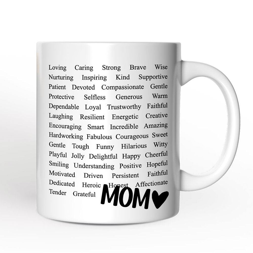 OrnamentallyYou Words That Define Mom Mug, Appreciation Gift For Mom ...