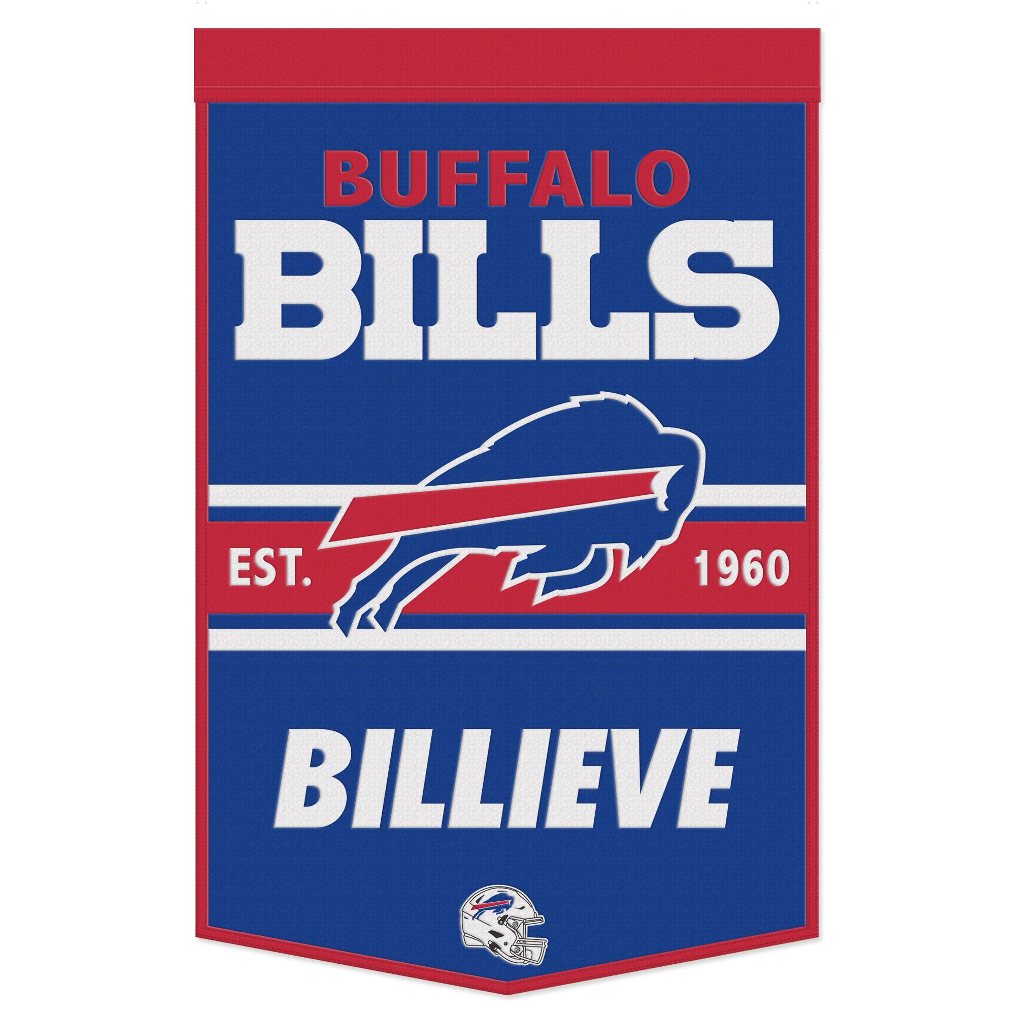 WinCraft Buffalo Bills 24" x 38" Primary Logo Banner Multicolor 4940335 ...