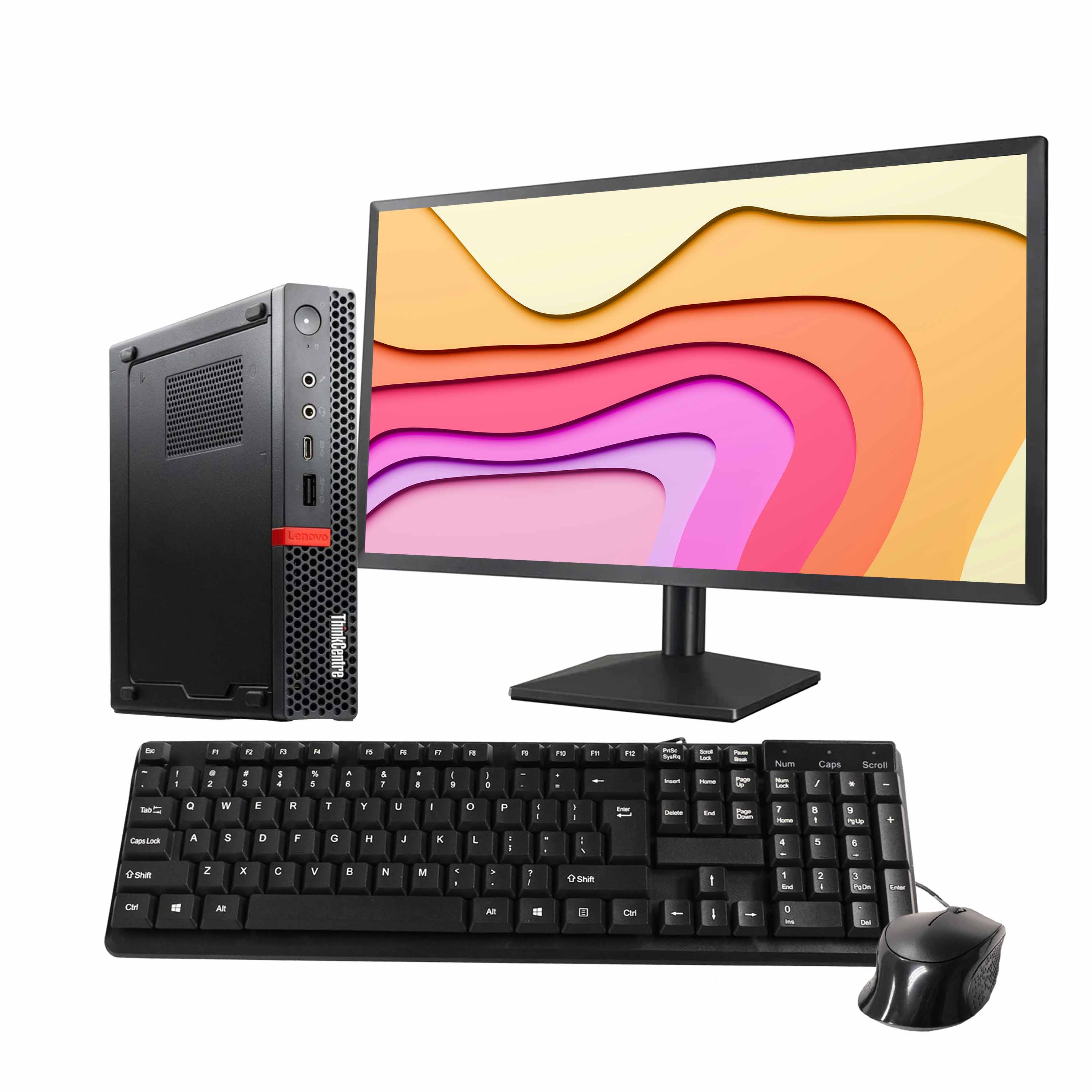 Lenovo Refurbished Excellent ThinkCentre M920 Desktop Computer Bundle ...