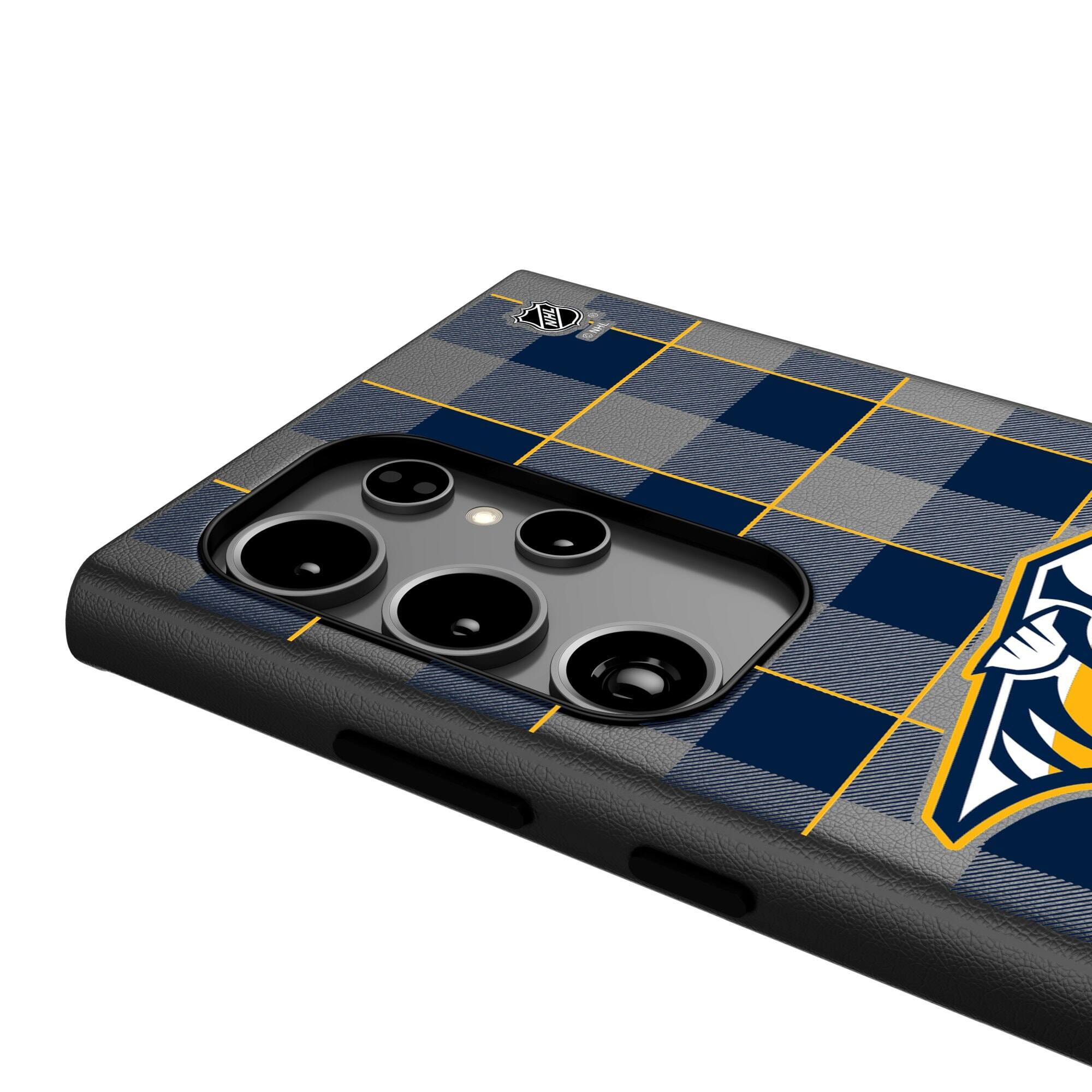 Keyscaper NHL Nashville Predators Plaid Galaxy Magnetic Bump Case S24 ...