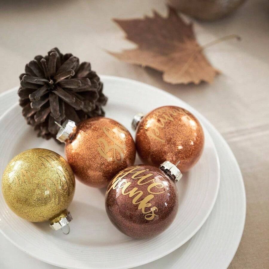 Live At Space 12PCS Thanksgiving Hanging Ball Ornaments 2 36 Inch Fall ...