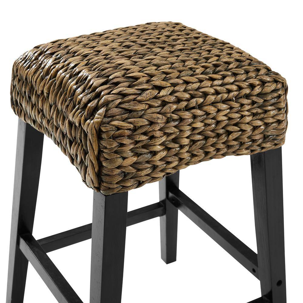 Crosley Furniture Edgewater 2 Piece Backless Counter Height Bar Stool ...