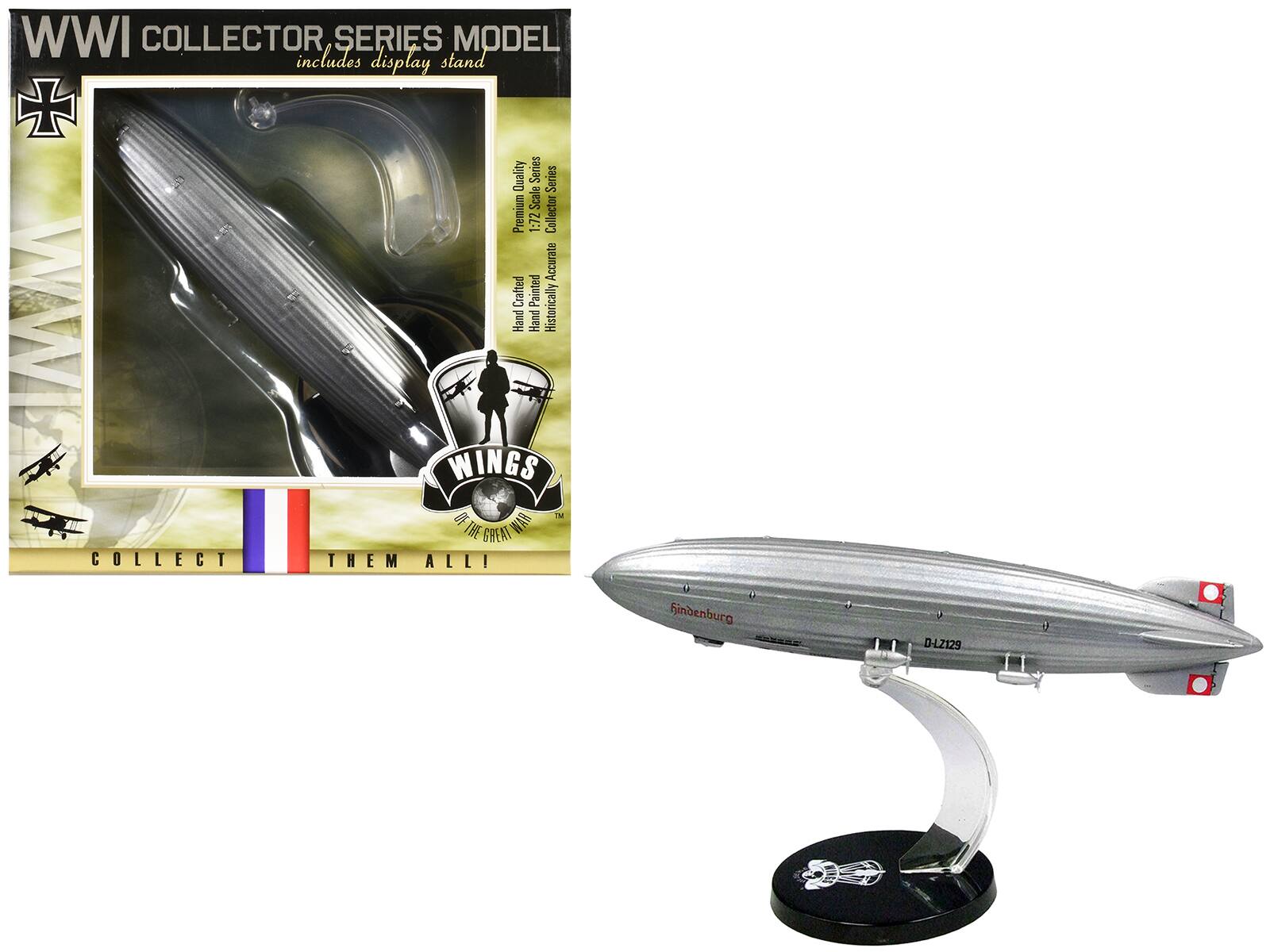 LZ 129 Zeppelin "Hindenburg" 1/1000 Model Airplane by Wings of the ...