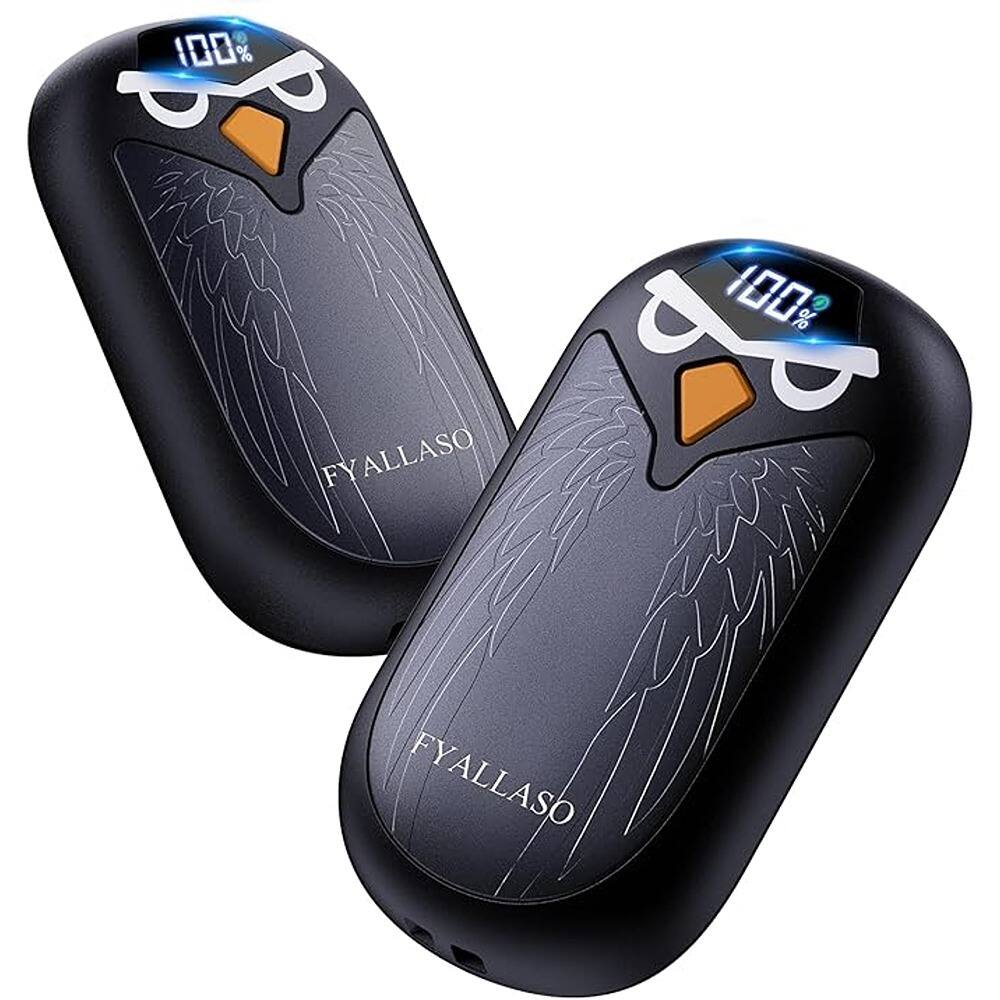 MOSZAR LLC Electric Hand Warmers 2 Pack, Rechargeable Eagle Design, LED ...