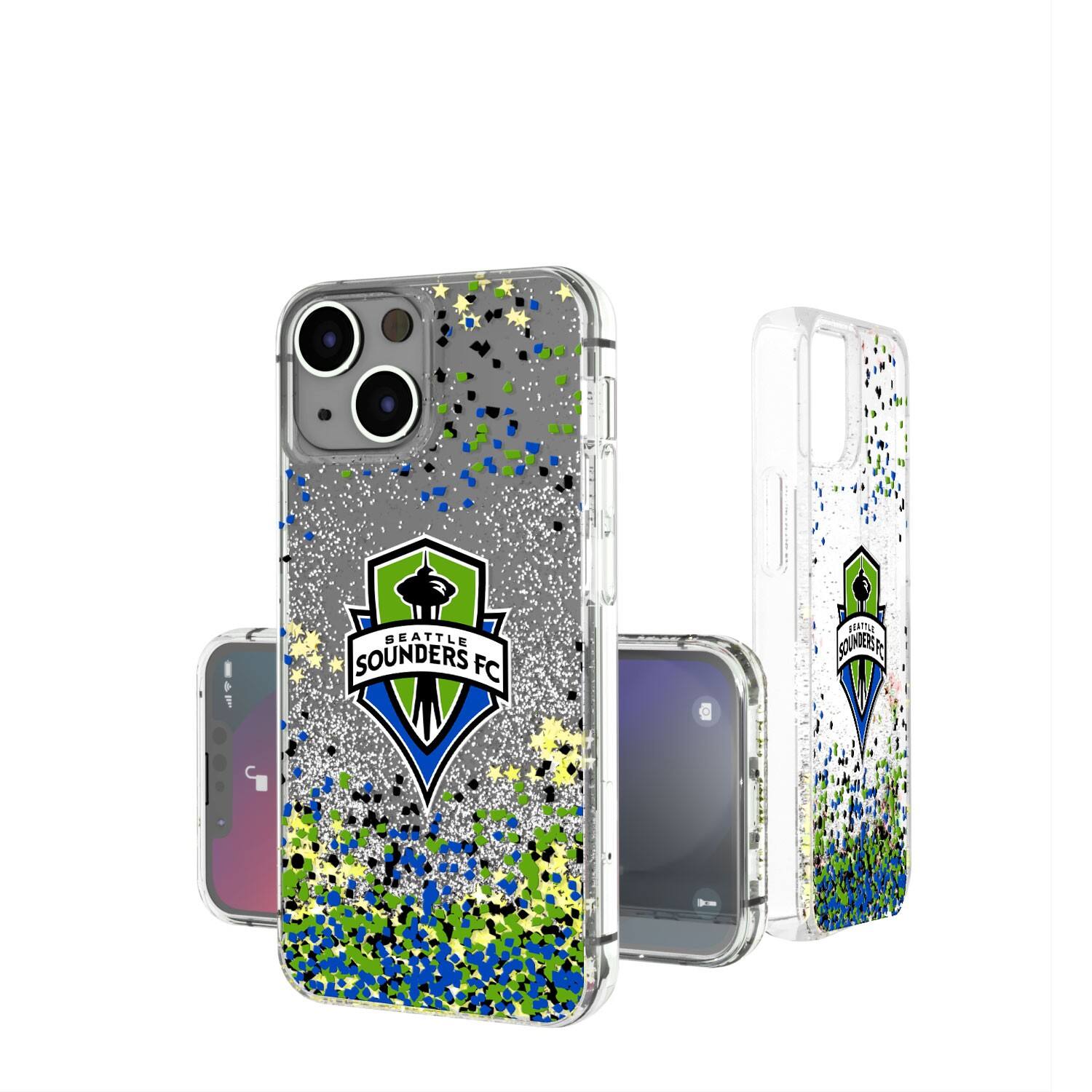 Keyscaper MLS Seattle Sounders FC iPhone Confetti Glitter Design Case ...