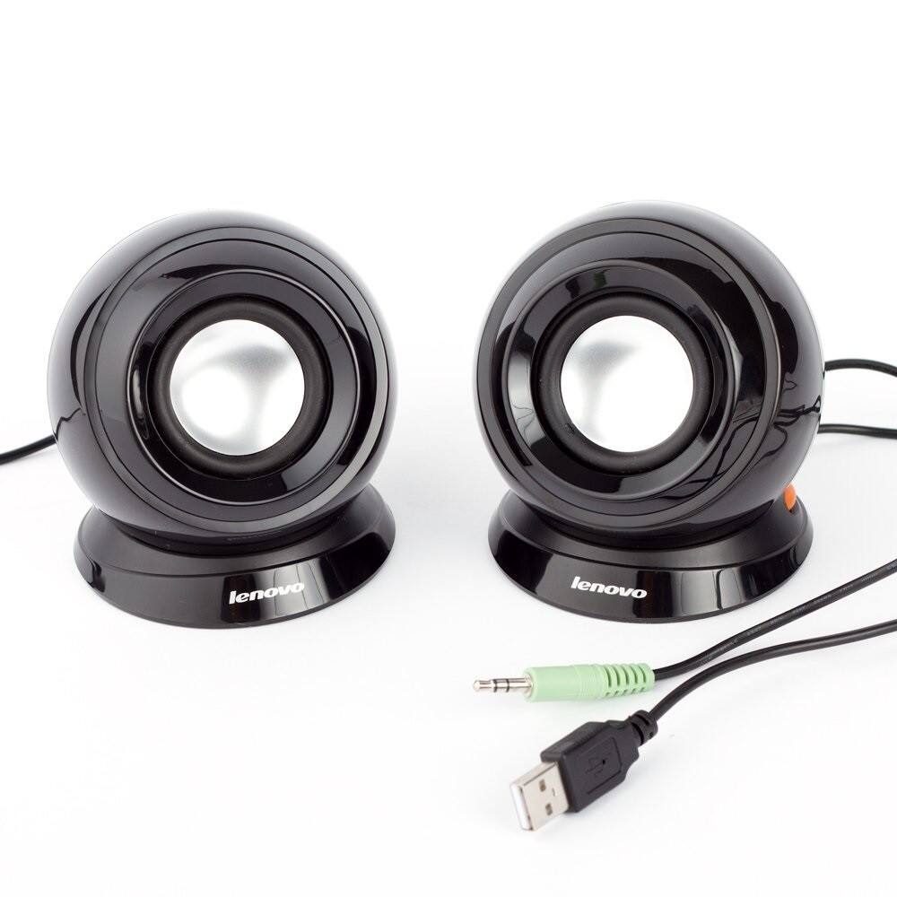 Lenovo M0520 2.0 Speaker System 2 W RMS 90 Hz to 20 kHz USB Black ...