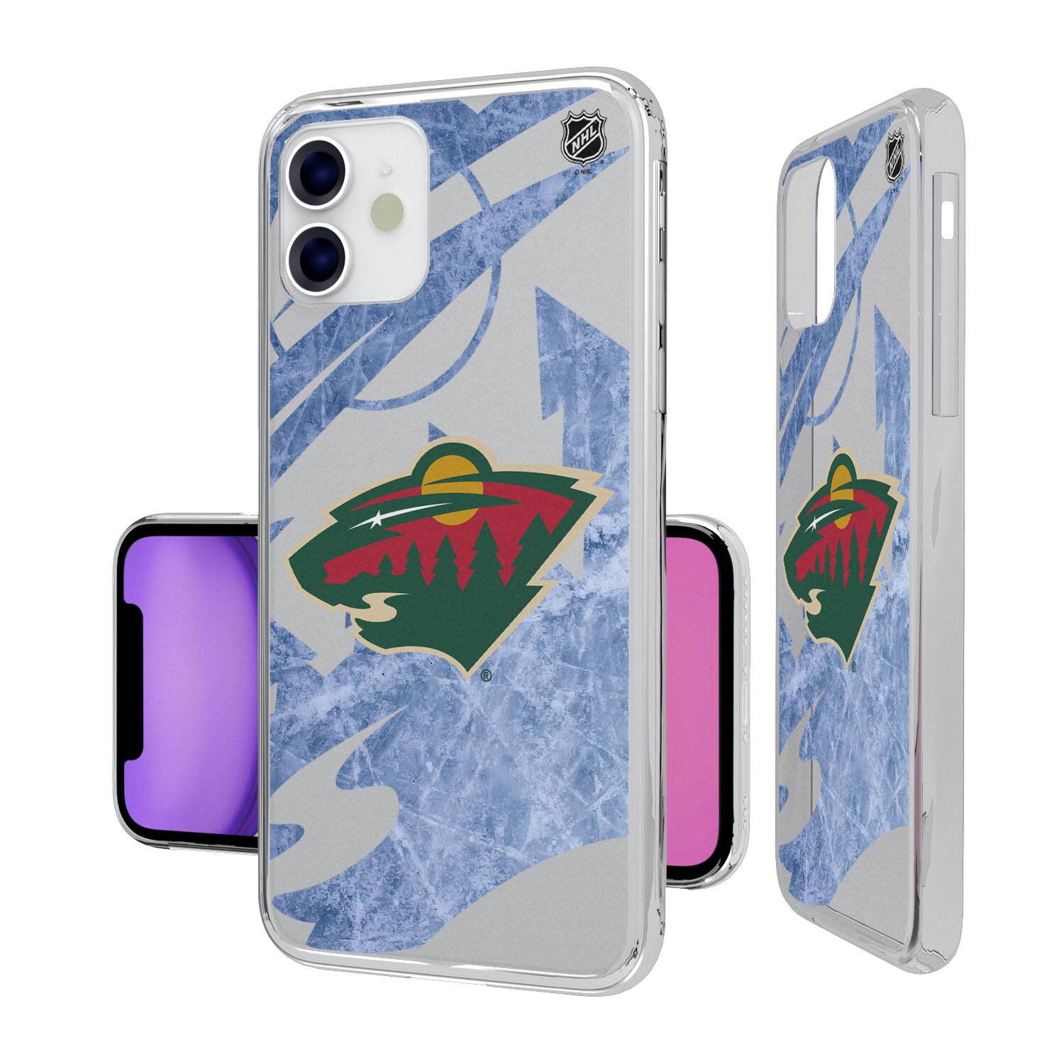 Keyscaper NHL Minnesota Wild iPhone Clear Ice Case 14 Pro Multicolor ...
