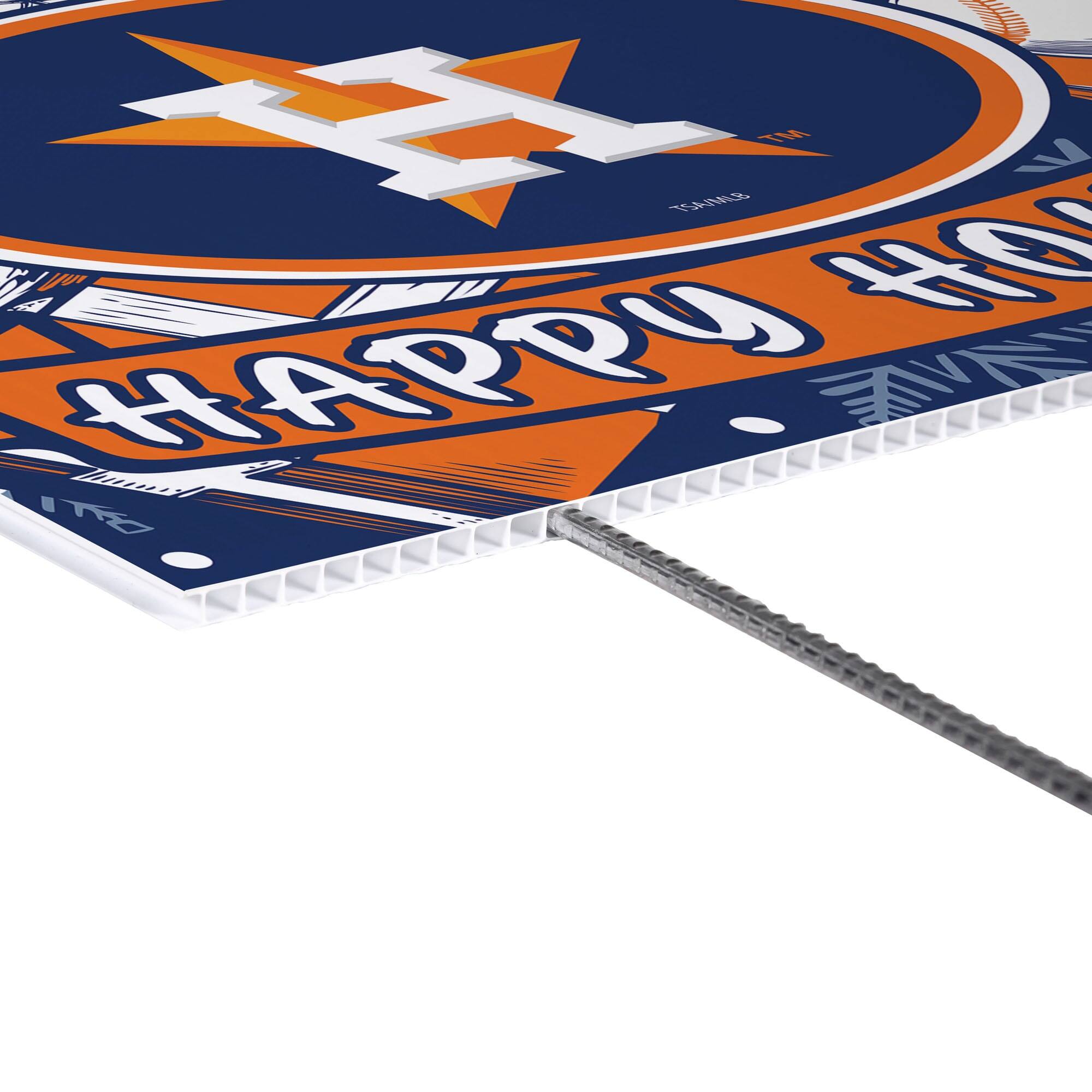 Evergreen Enterprises Houston Astros 24" x 18" Happy Holidays Christmas ...