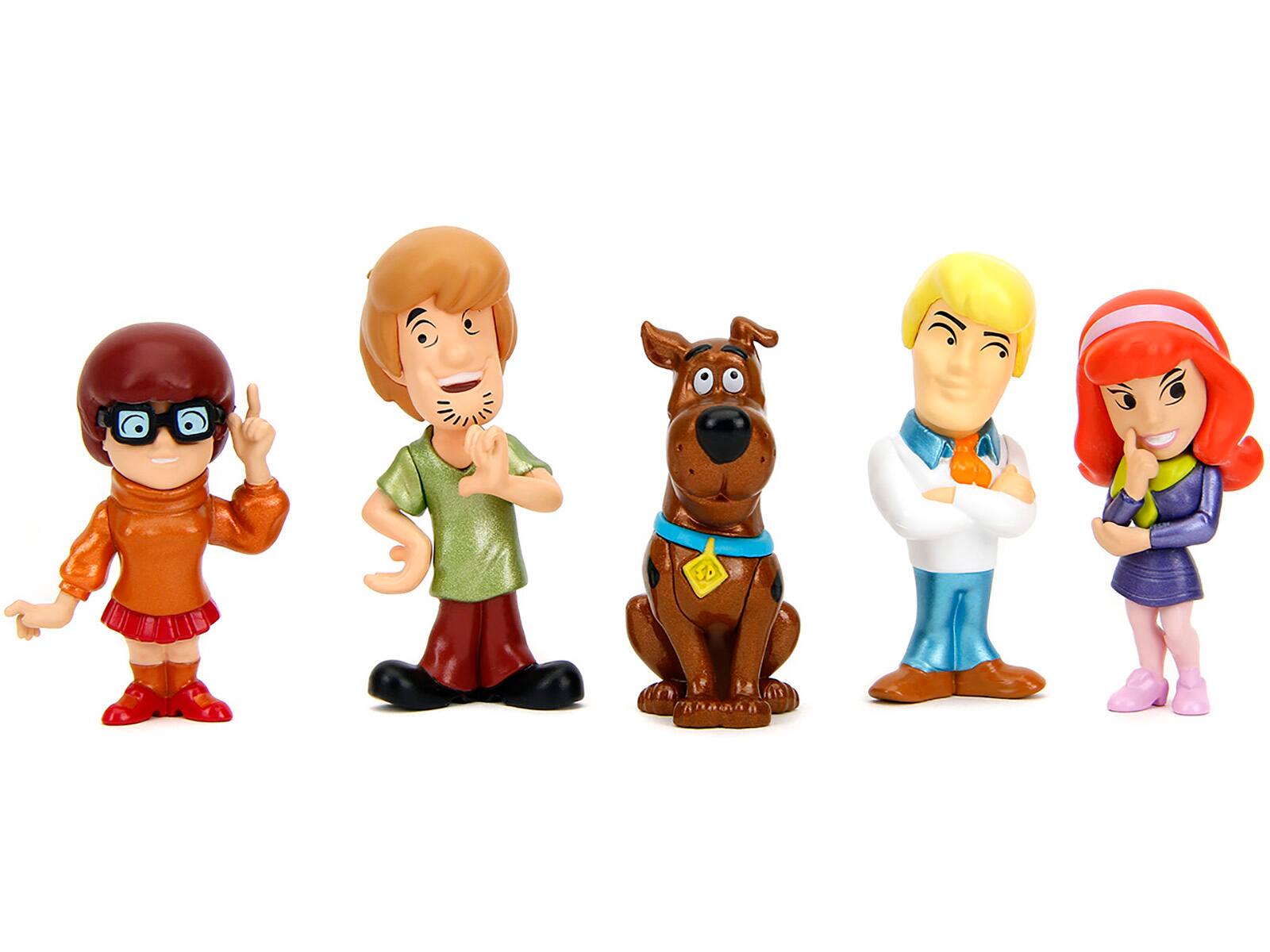 Set of 5 Diecast Figures "Scooby Doo" TV Series "Metalfigs" Series ...