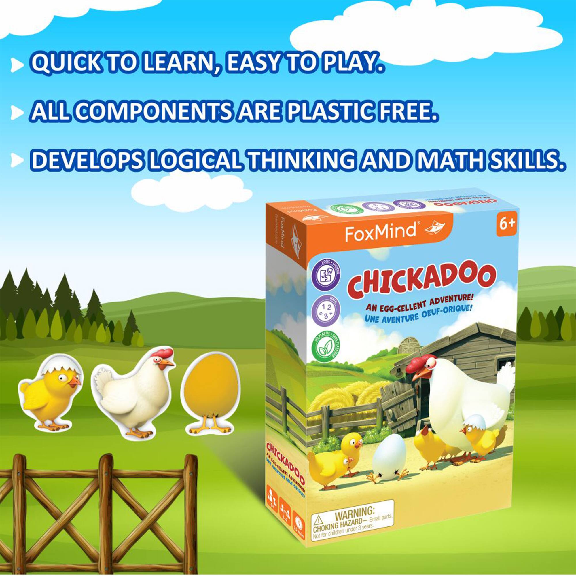 FoxMind Games Chickadoo Card Game G0842710002147 - Best Buy