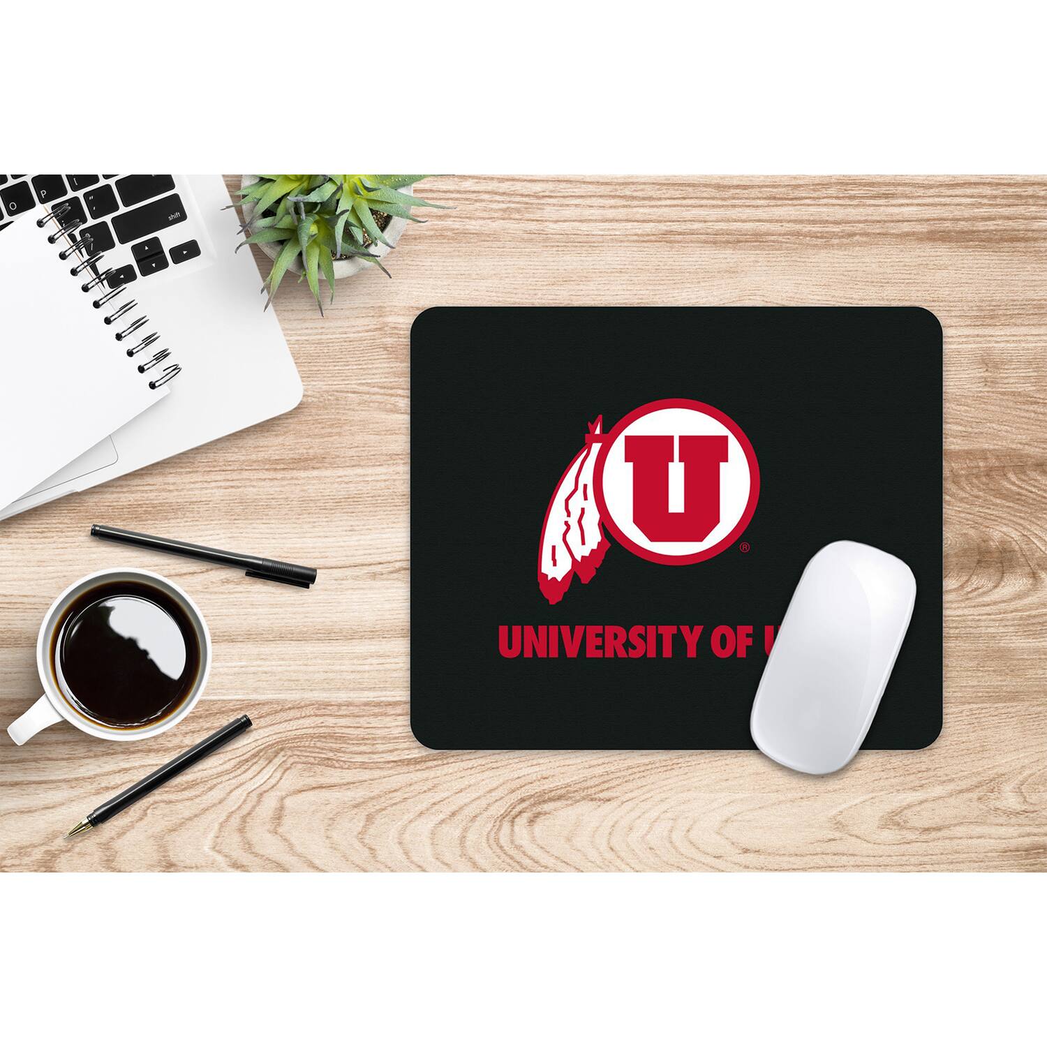OTM Essentials Utah Utes Color Logo Mouse Pad Black 4749665 - Best Buy