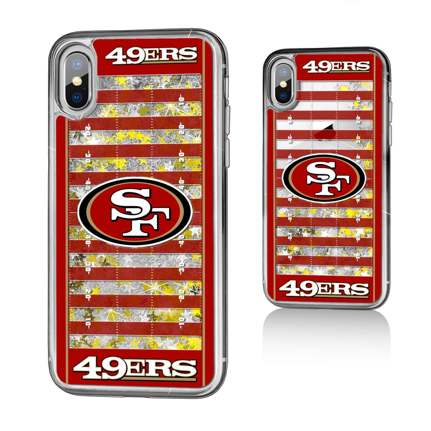 Keyscaper NFL San Francisco 49ers iPhone Field Design Glitter Case 15 ...