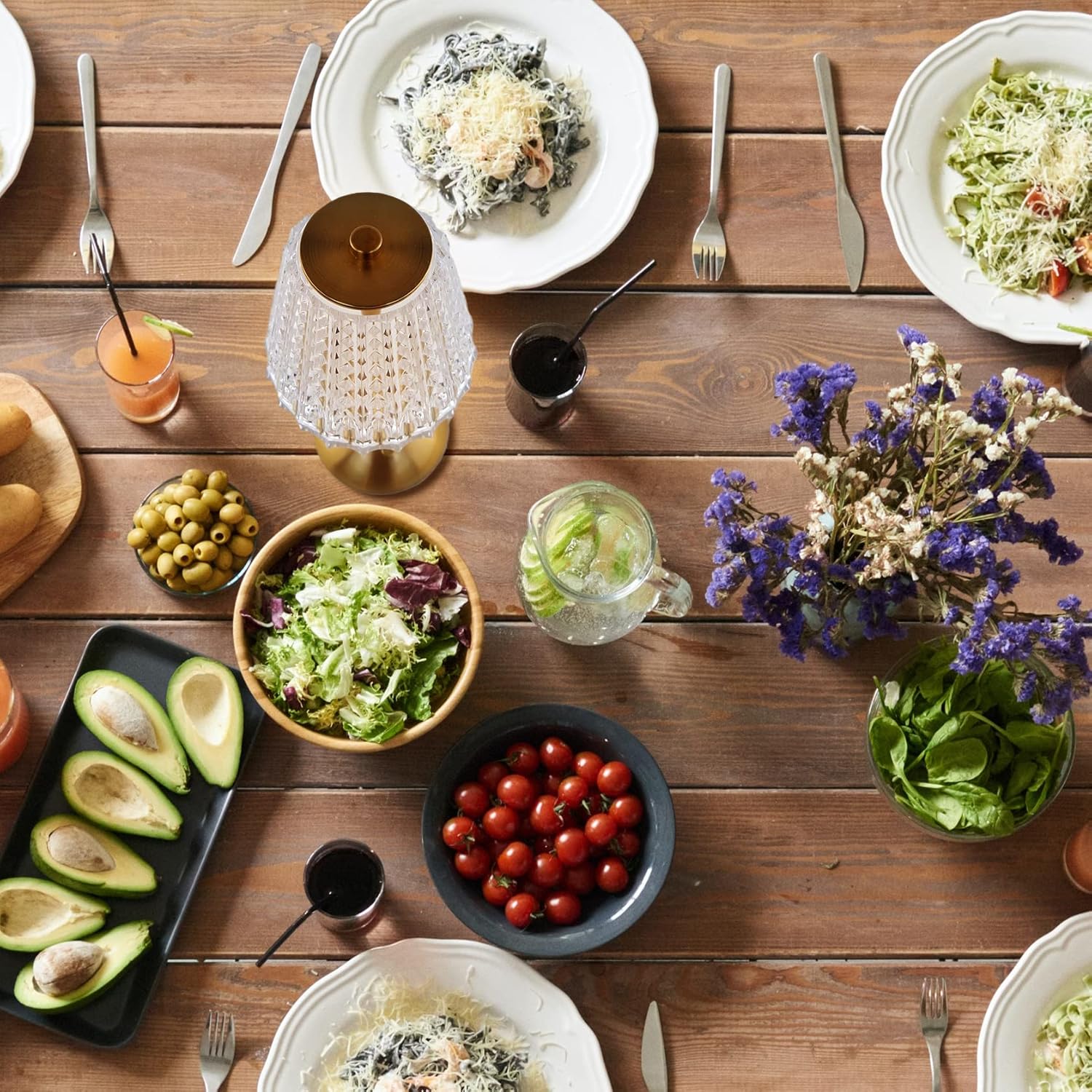 Stamp n Camp Cordless Table Lamp Rechargeable Battery Operated Lamp 3 ...