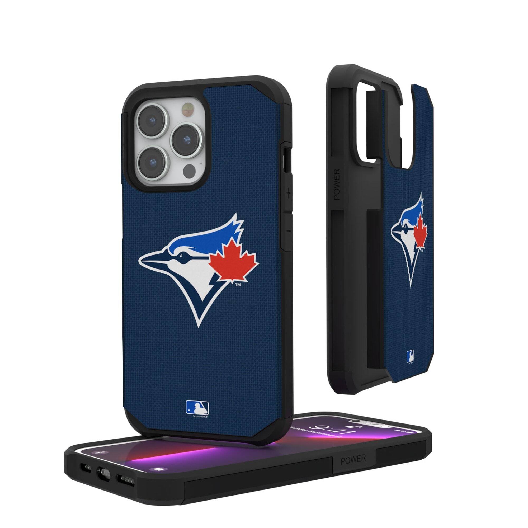 Keyscaper MLB Toronto Blue Jays iPhone Solid Design Rugged Case 16 Pro ...