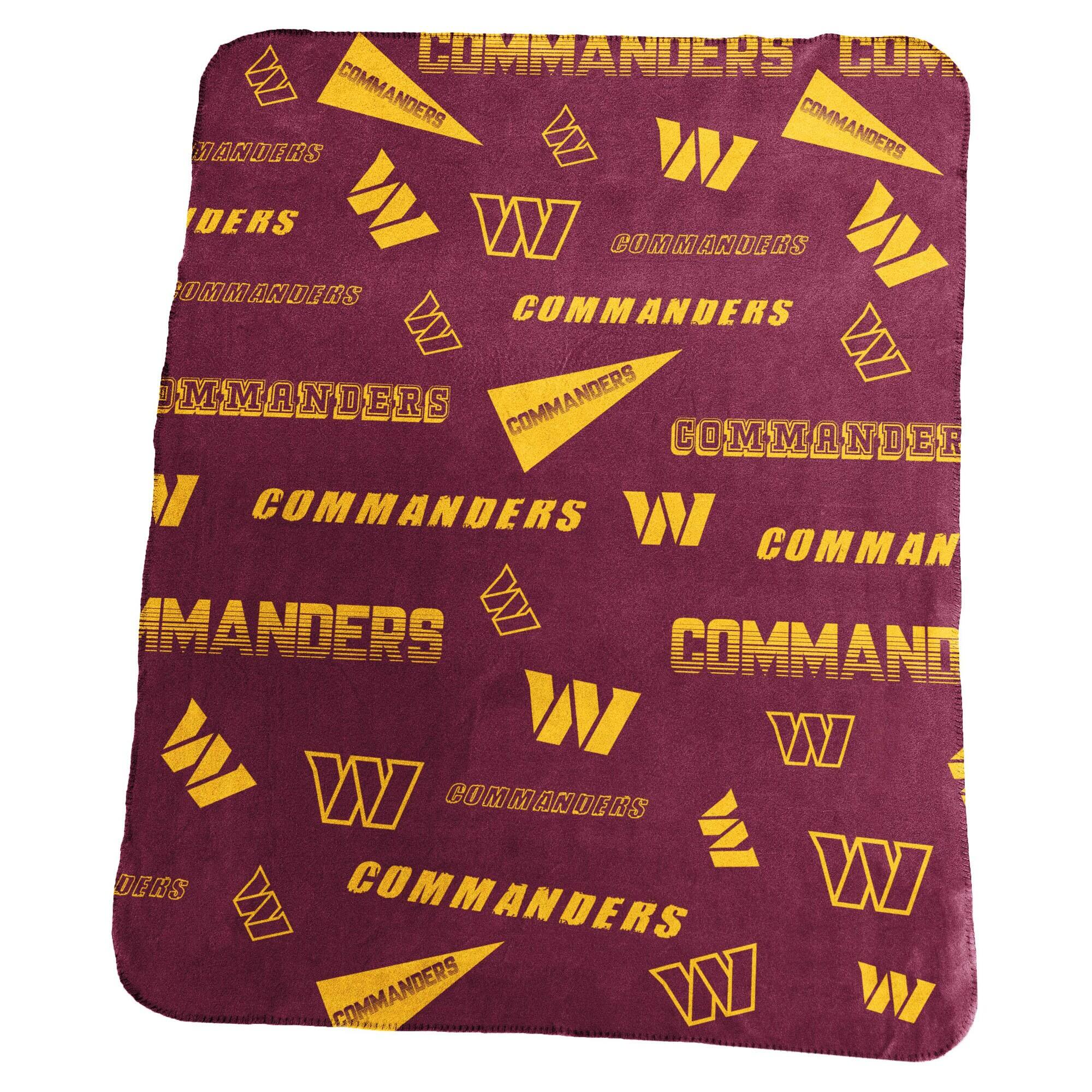 Logo Brands Washington Commanders 50" x 60" Classic Fleece Blanket ...