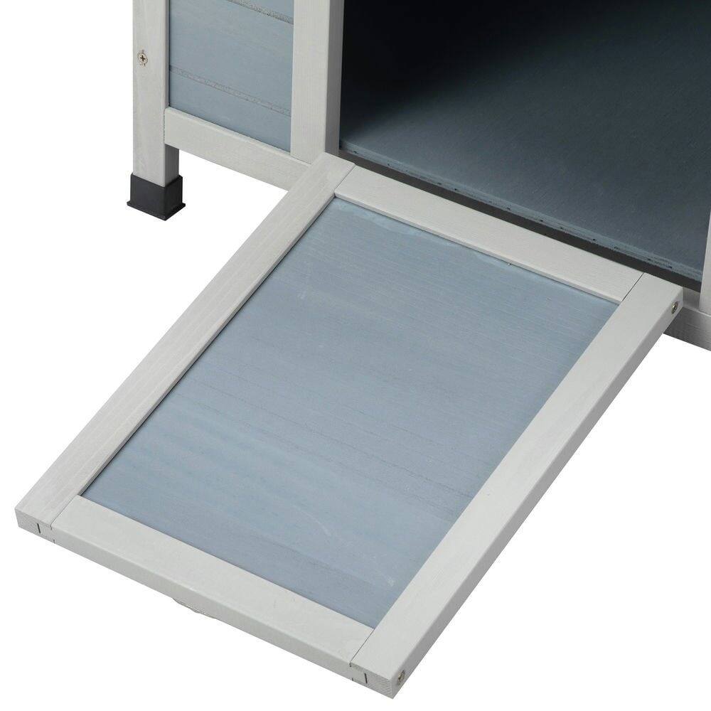 Resenkos Wooden Rabbit Hutch With Lock & Roof, Pet Home For Rabbits ...