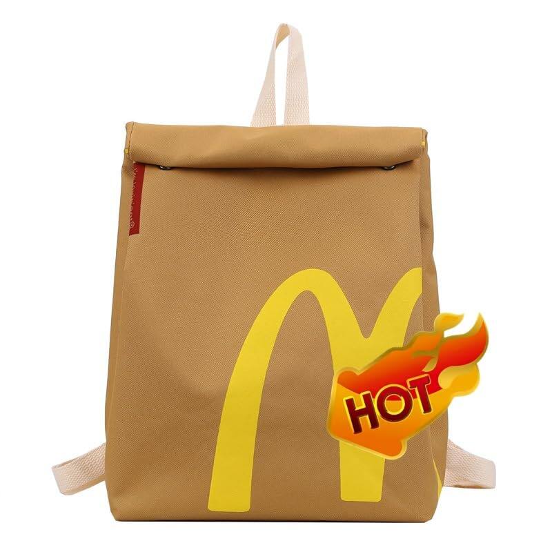 Live At Space Classic Funny Retro Paper Bag Large Capacity Backpack ...