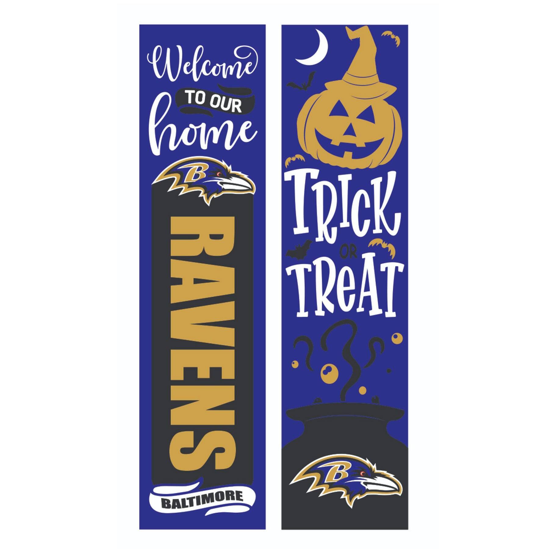 Evergreen Enterprises Baltimore Ravens 47" Double Sided Halloween ...