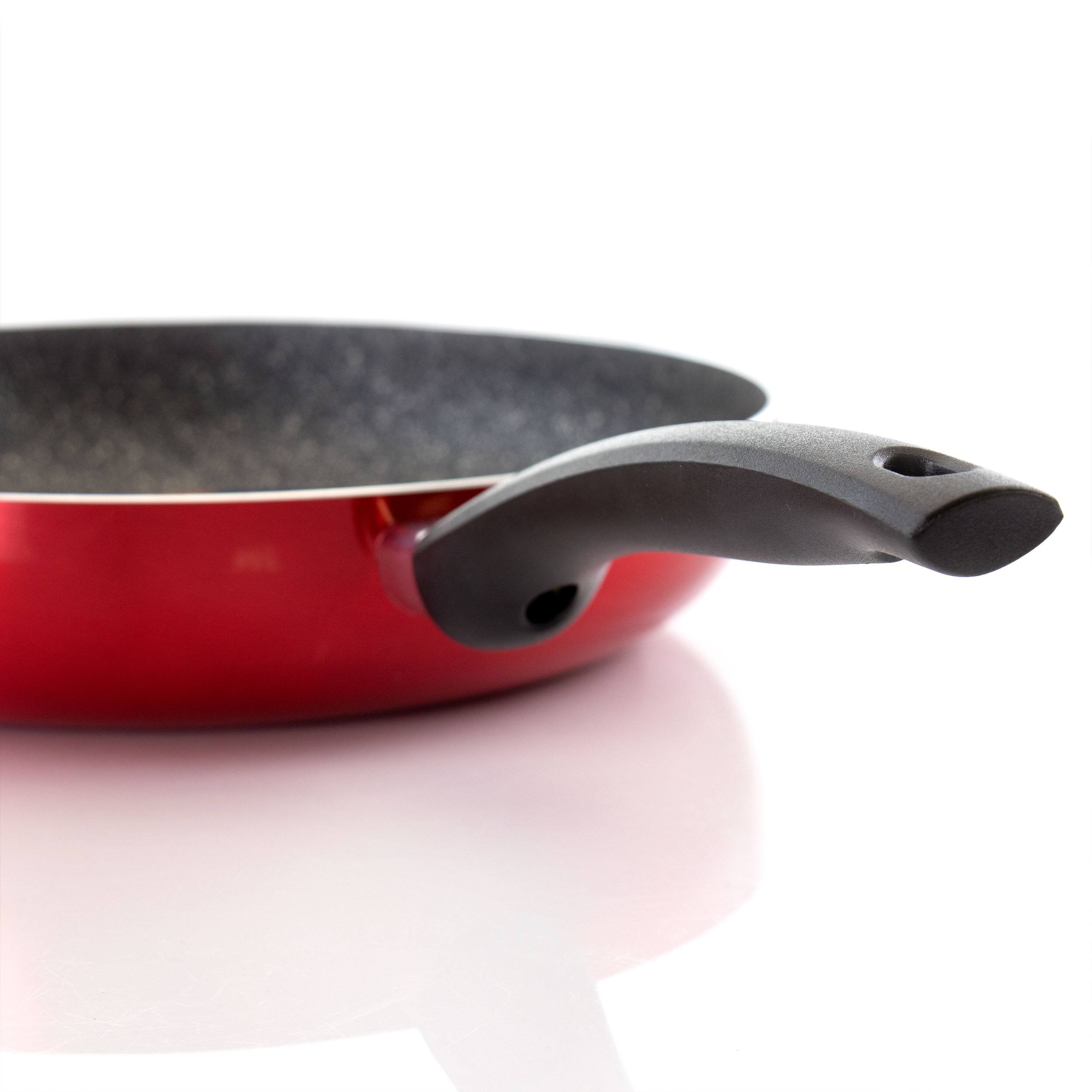 Oster Merrion 12 Inch Aluminum Frying Pan with Bakelite Handle Red 310113994M - Best Buy
