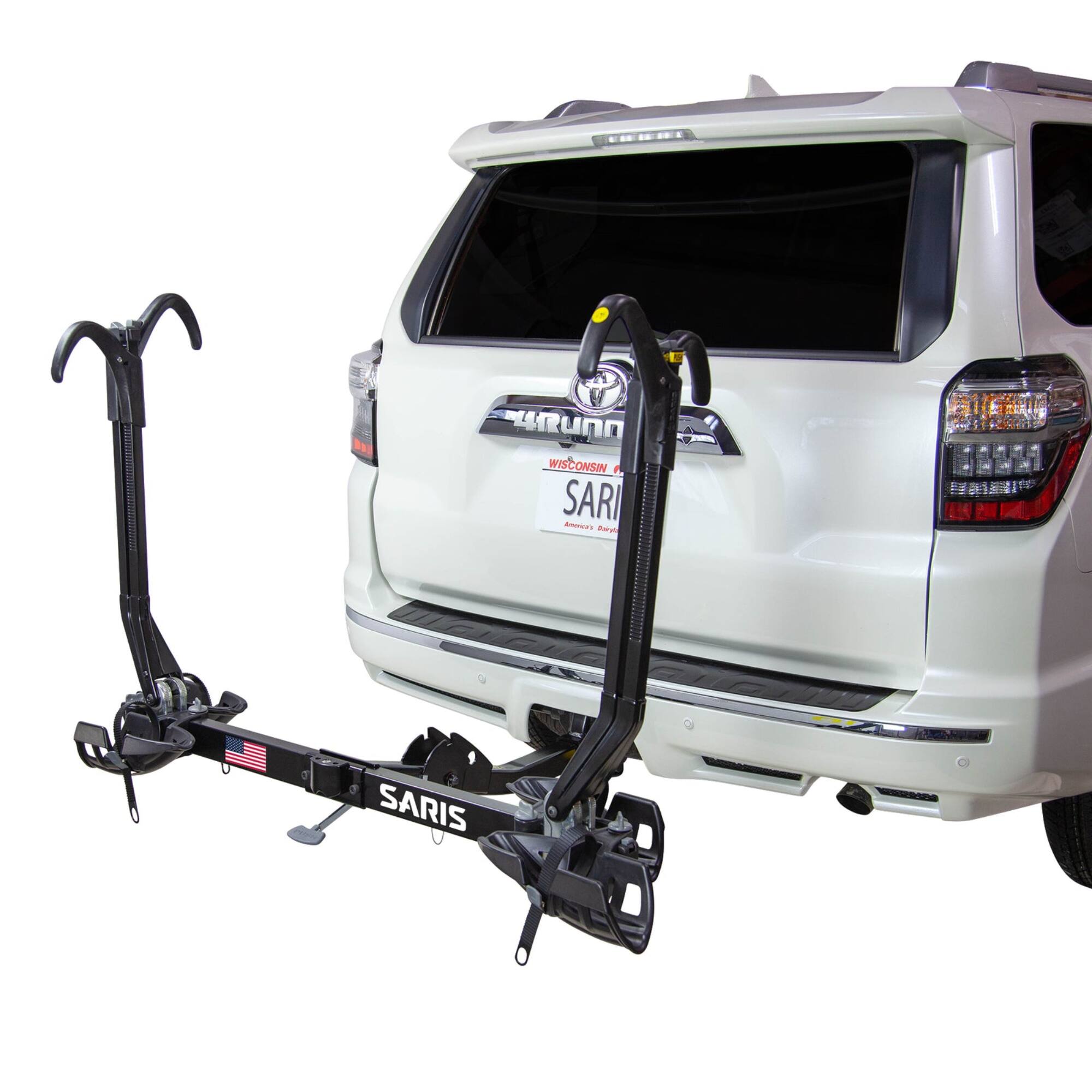 Saris Superclamp HD Hitch Bike Rack, 2 to 4 Bike Sizing Option, Bike Rack for Car and SUVs, 2 ...