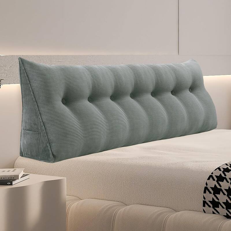 wowmax Wedge Pillow Headboard for King XXL Back Support Pillow with ...