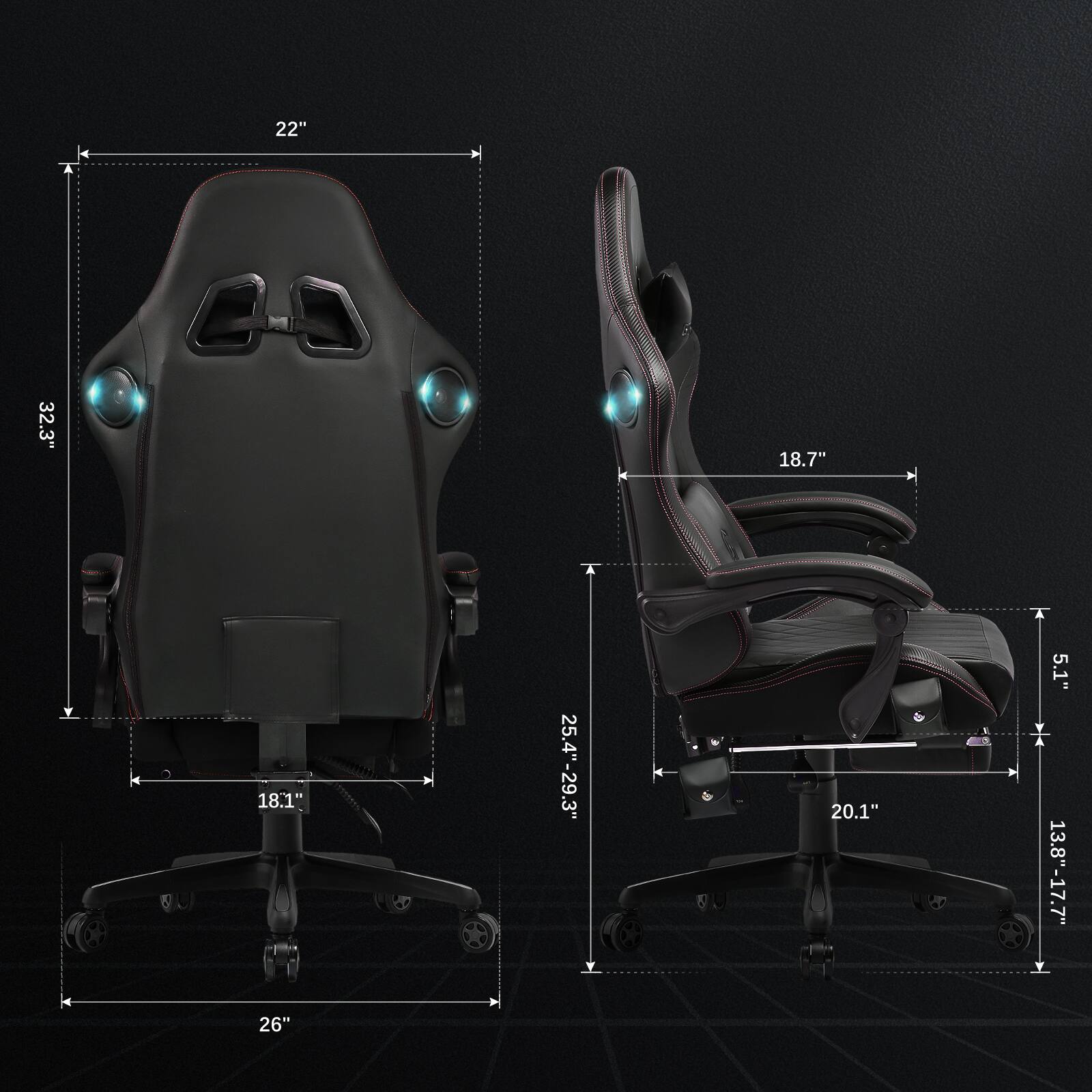 GTPlayer Ace Pro Gaming Chair Red ACE-PRO-RED - Best Buy