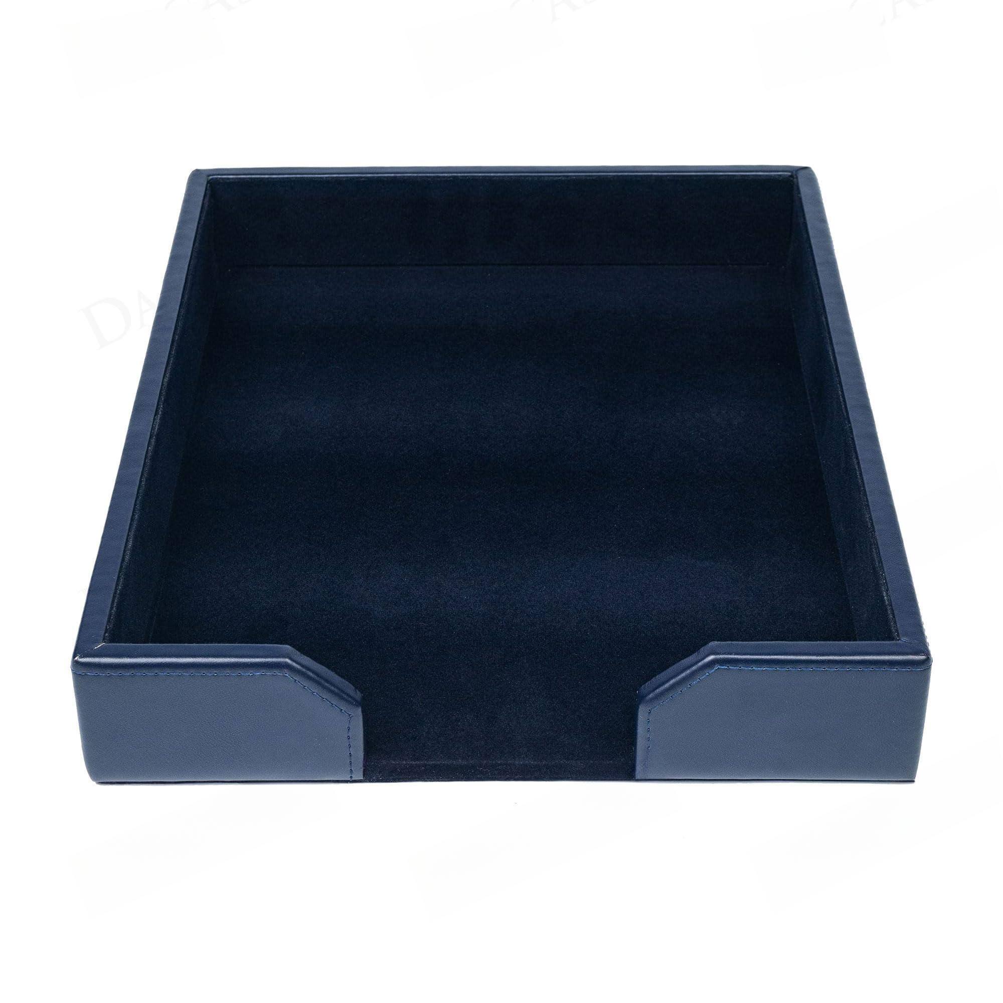 Dapper Styles Bonded Leather Desktop Letter Tray Luxury Holder Paper ...