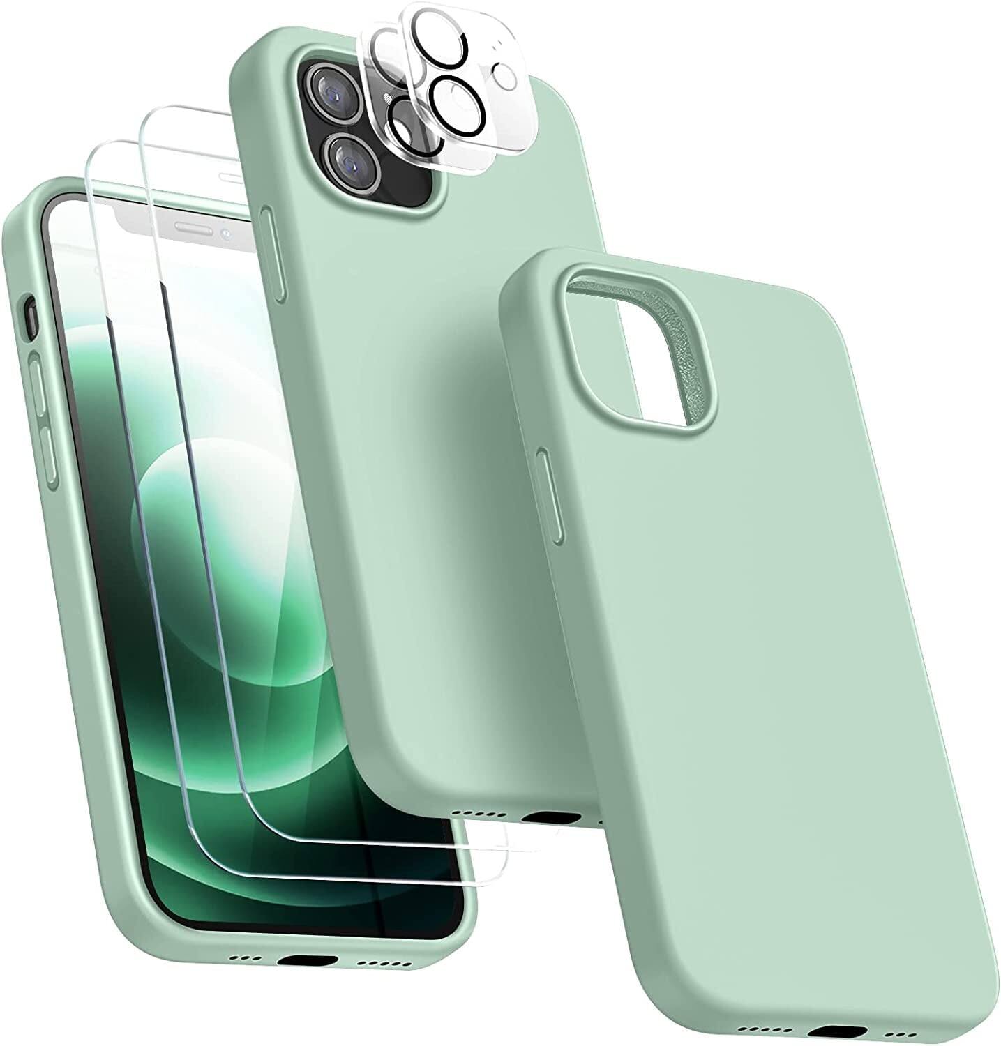 Entronix iPhone 12 Mini Complete Protection Bundle Silicone Case with ...