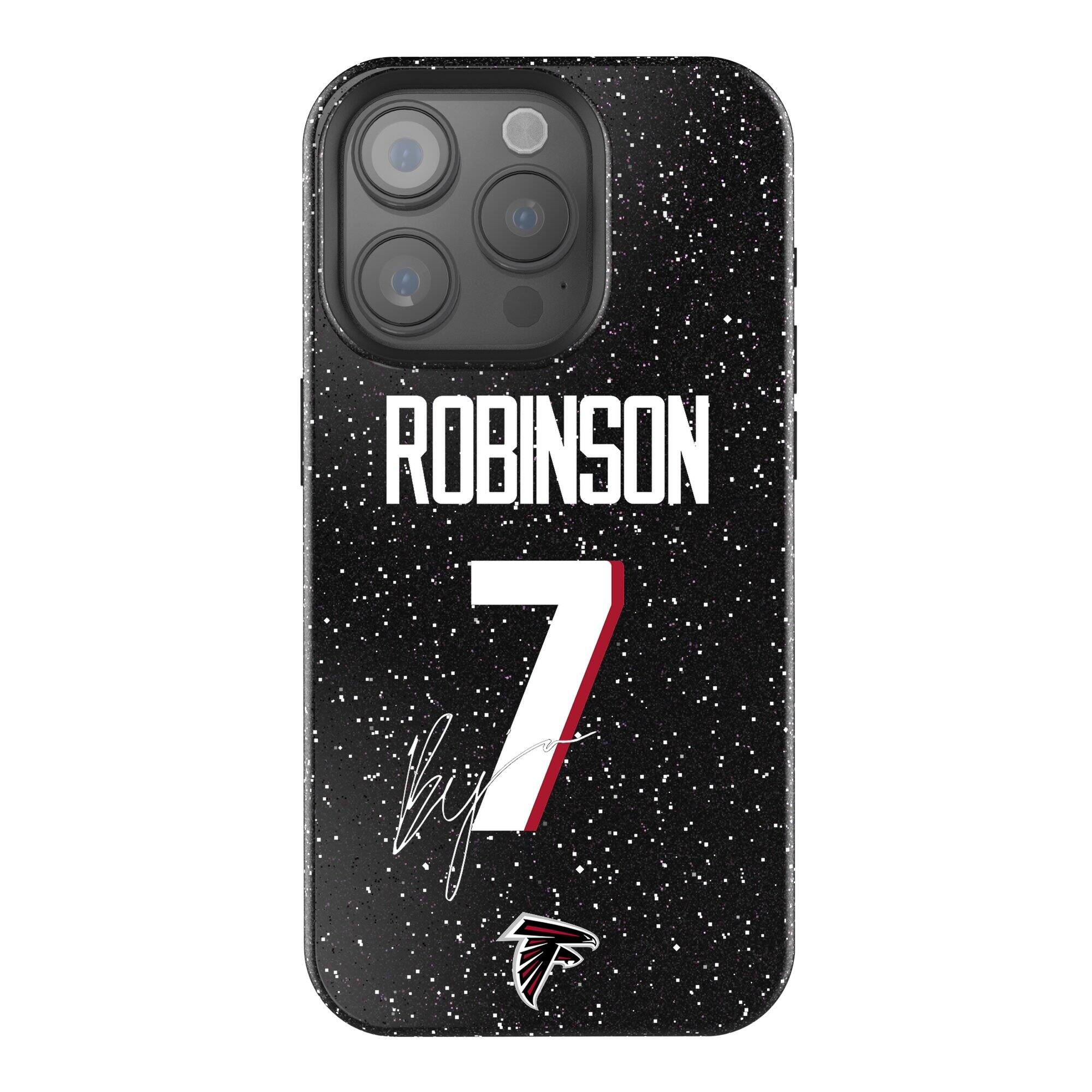 Keyscaper Bijan Robinson Atlanta Falcons Bling iPhone Case 16 Black ...