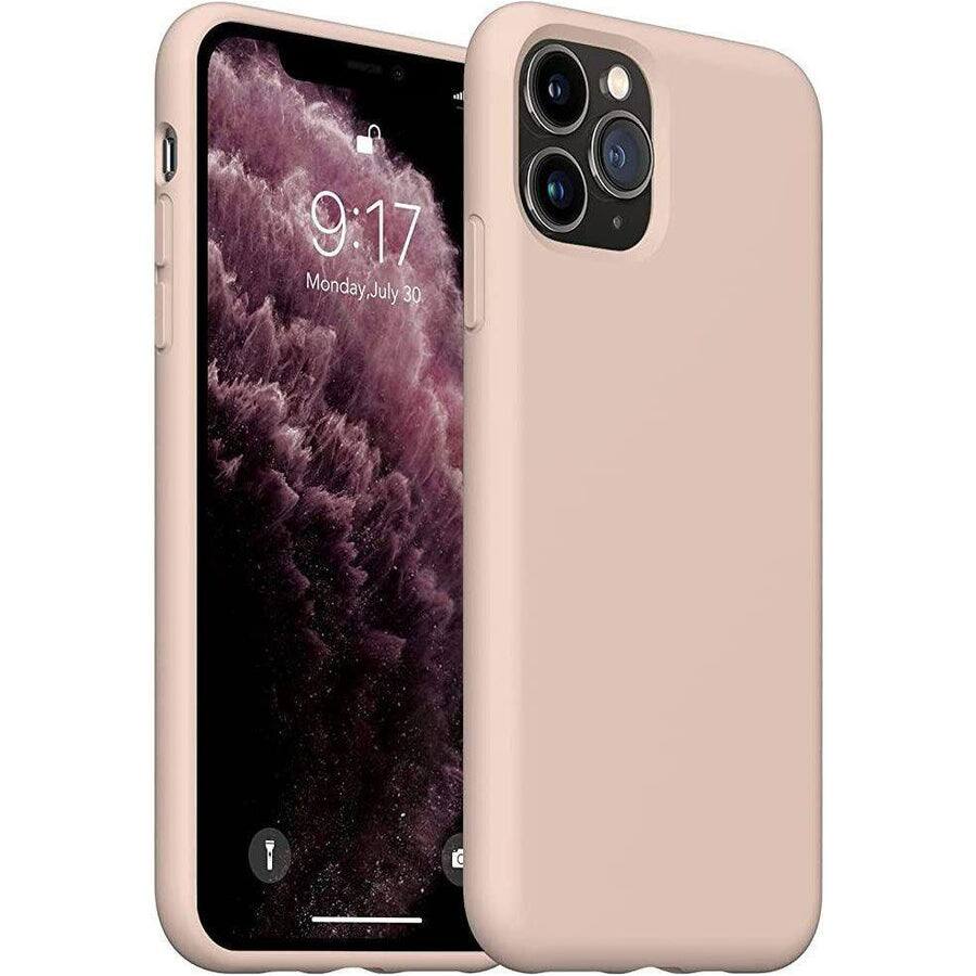 Entronix Premium Liquid Silicone Case for iPhone 11 Pro Max Soft Touch Design Rose Gold - Best Buy