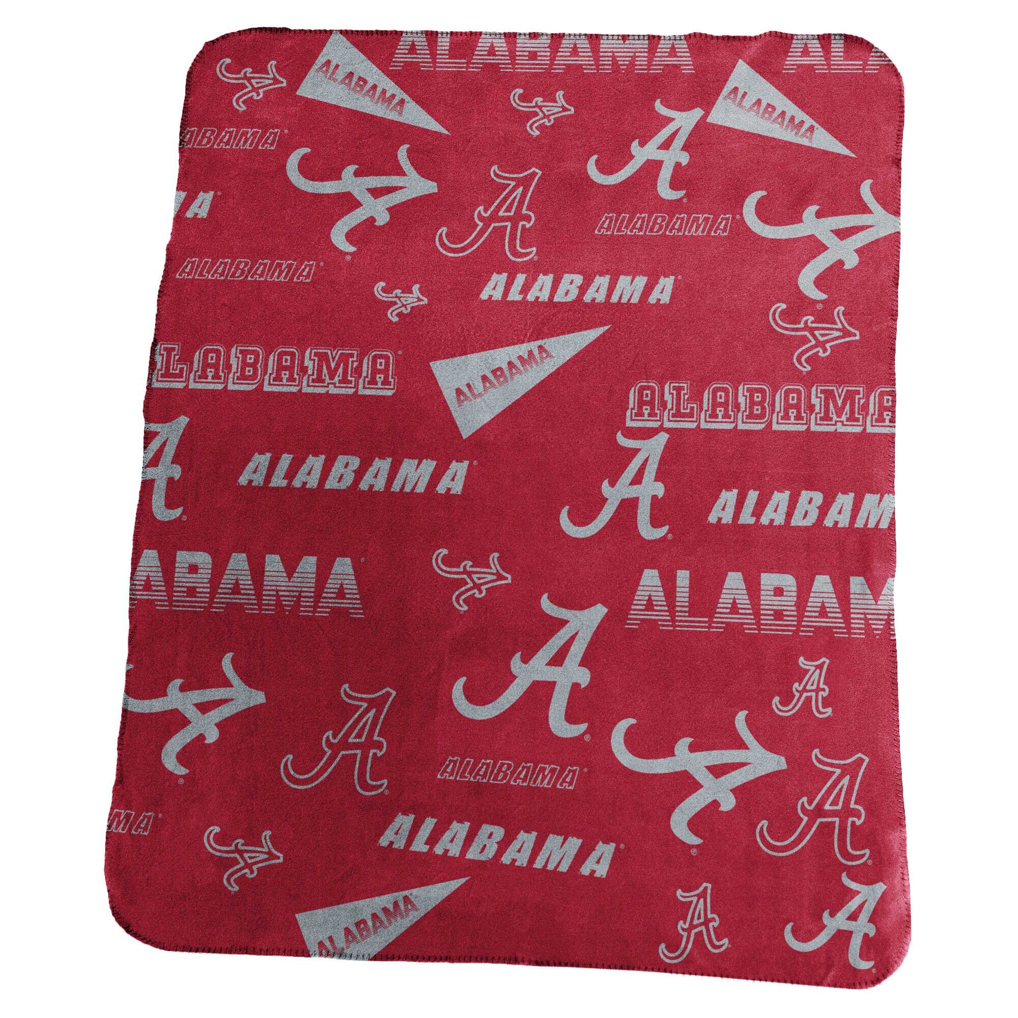 Logo Brands - Alabama Crimson Tide 50" x 60" Classic Fleece Blanket ...