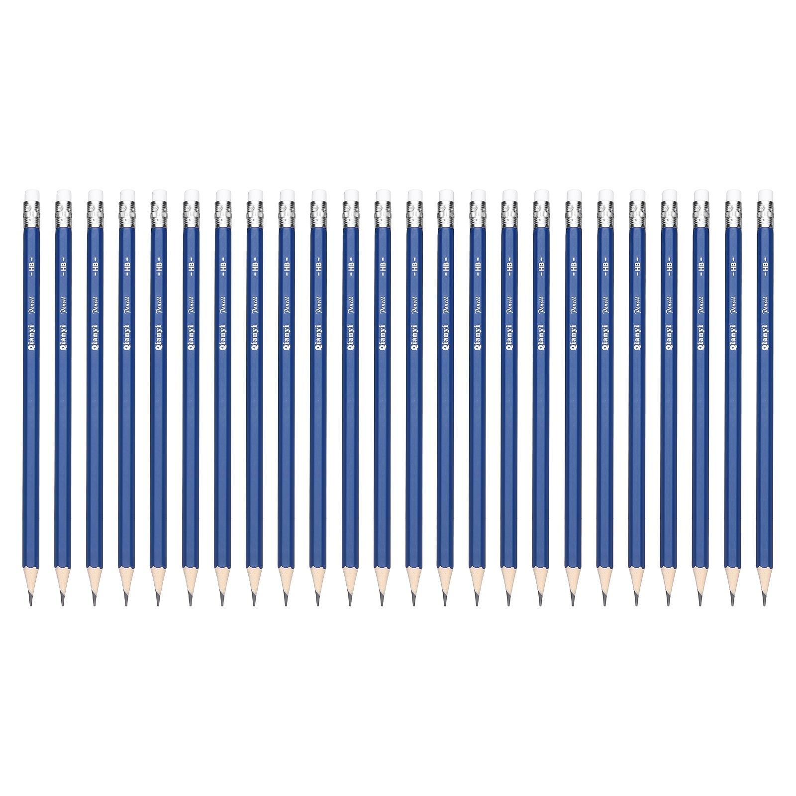 Unique Bargains 24pcs HB Pencils, Pre Sharpened Hexagonal Wooden ...